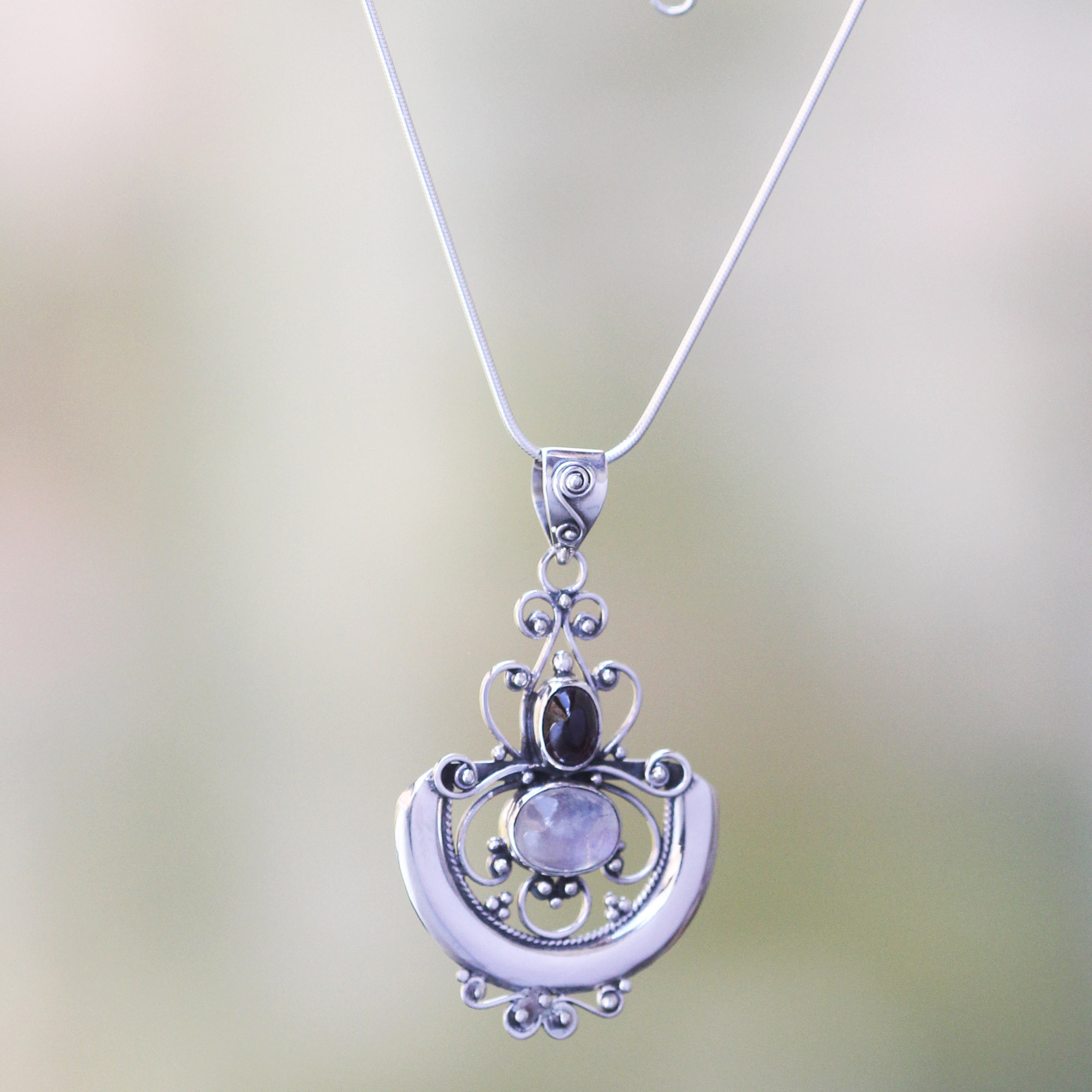 UNICEF Market | Indonesian Sterling Silver and Rainbow Moonstone ...