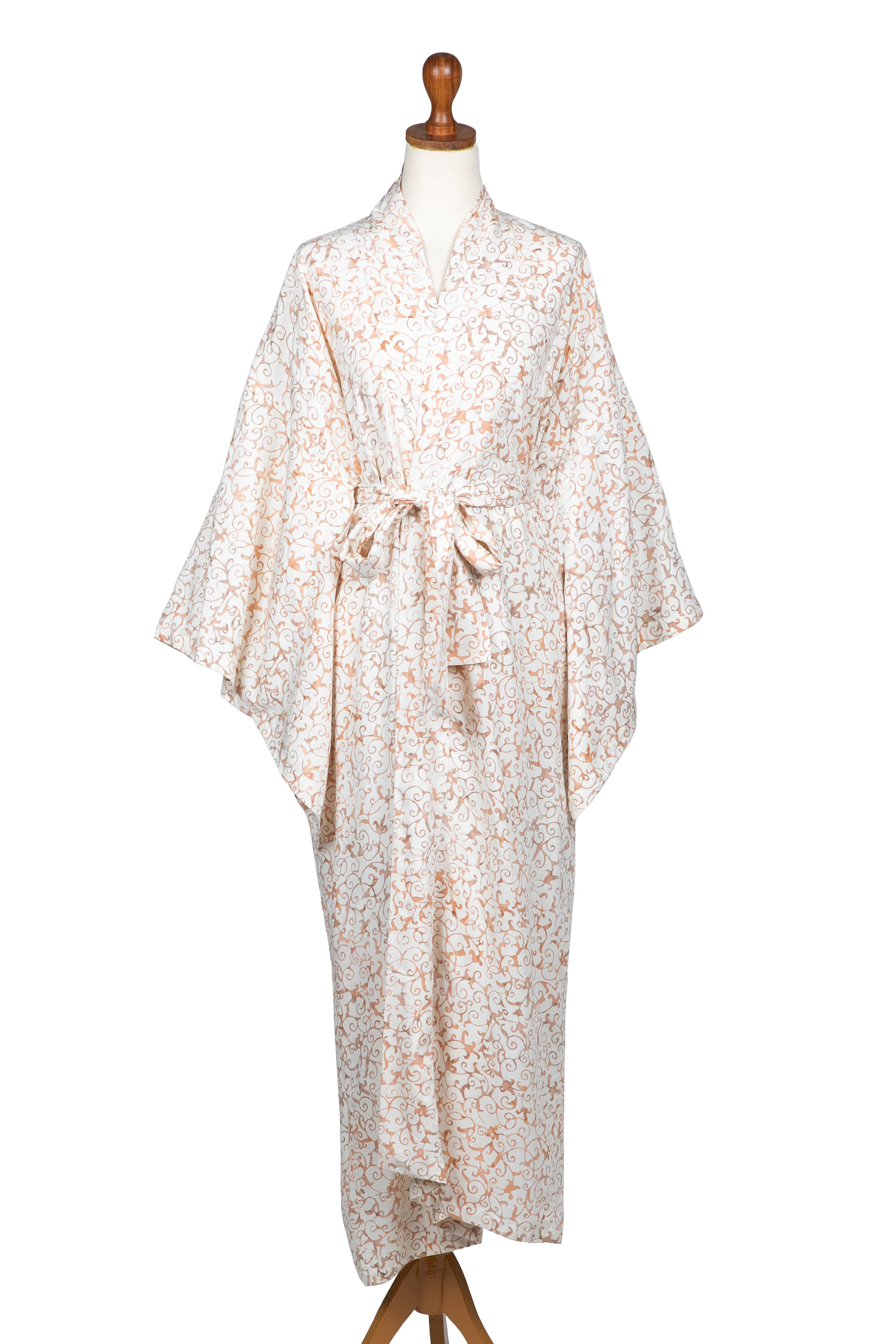 UNICEF Market | Hand-Painted Batik Robe - Graceful Luxury