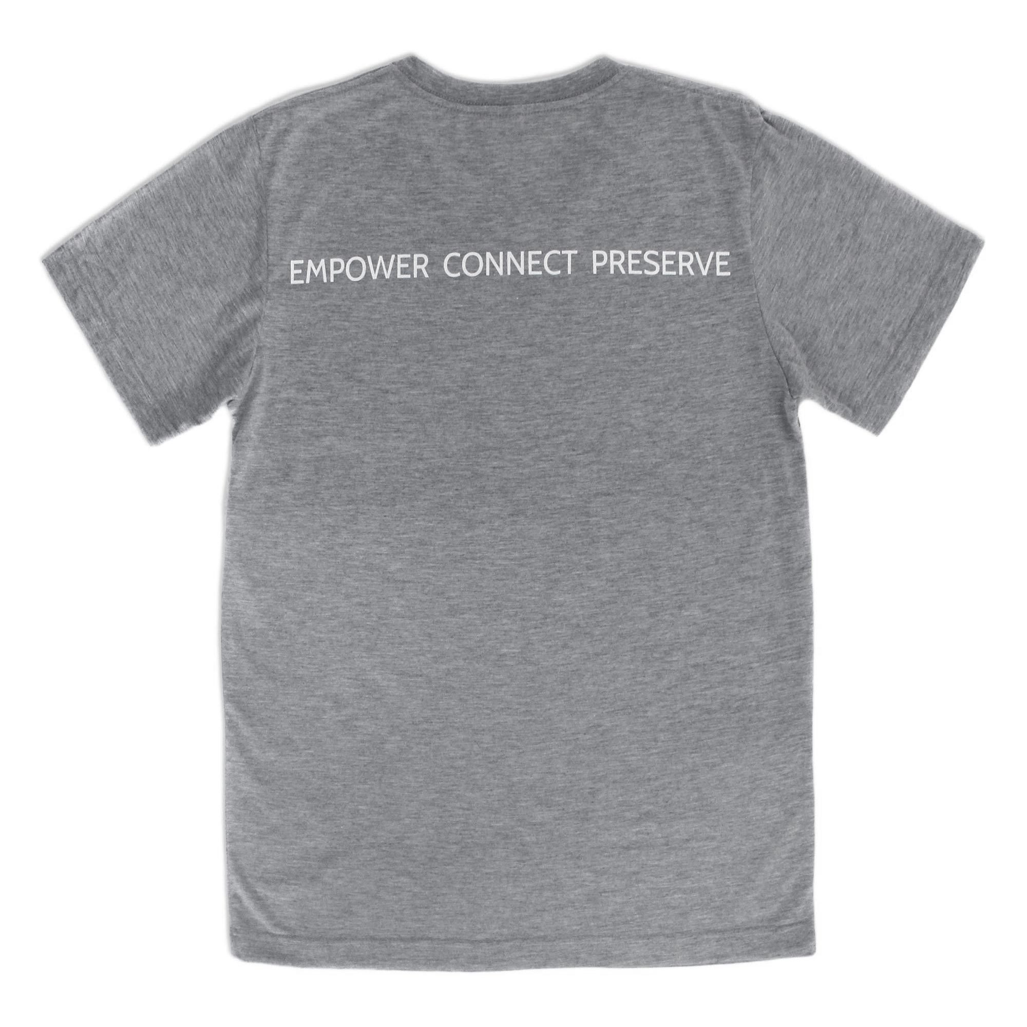 UNICEF Market | Men's cotton t-shirt - Mission Novica in Misty Grey