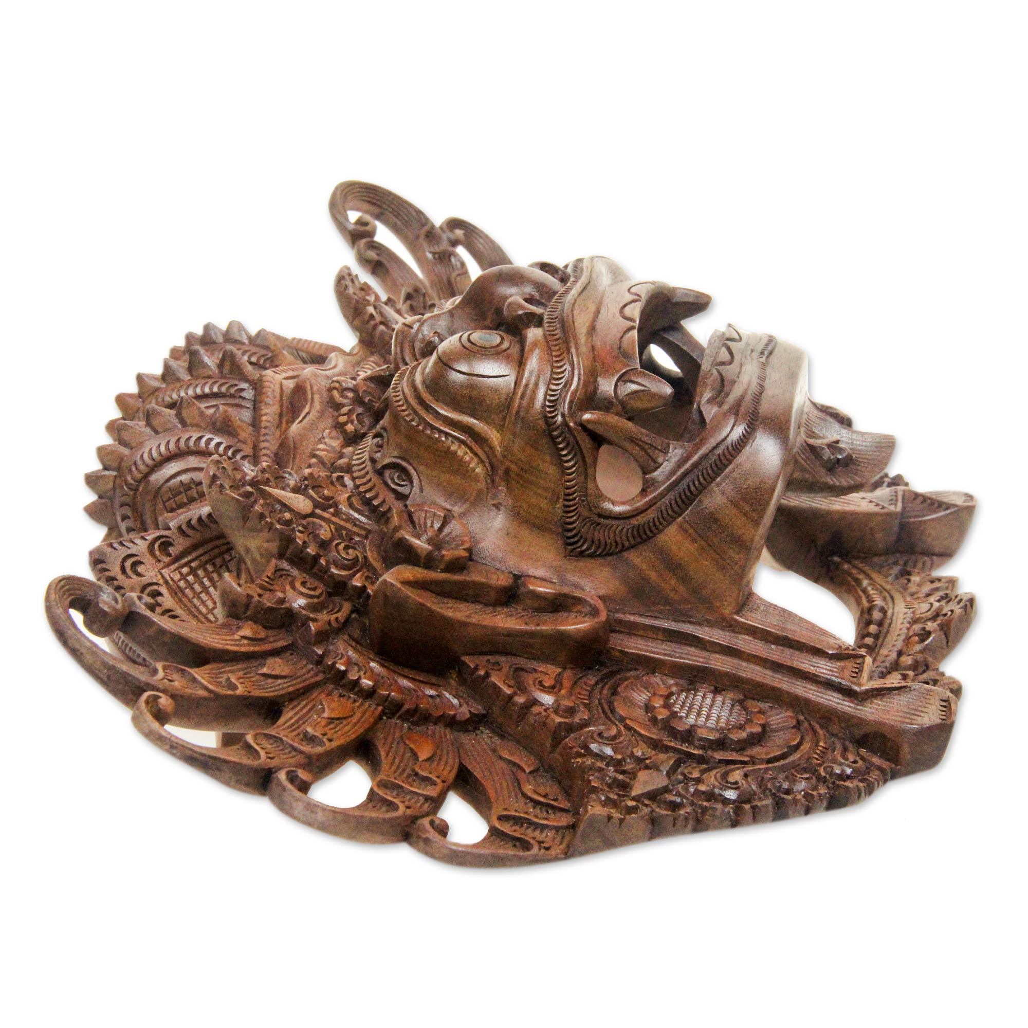 Balinese Dance Mask - Lion Barong | NOVICA