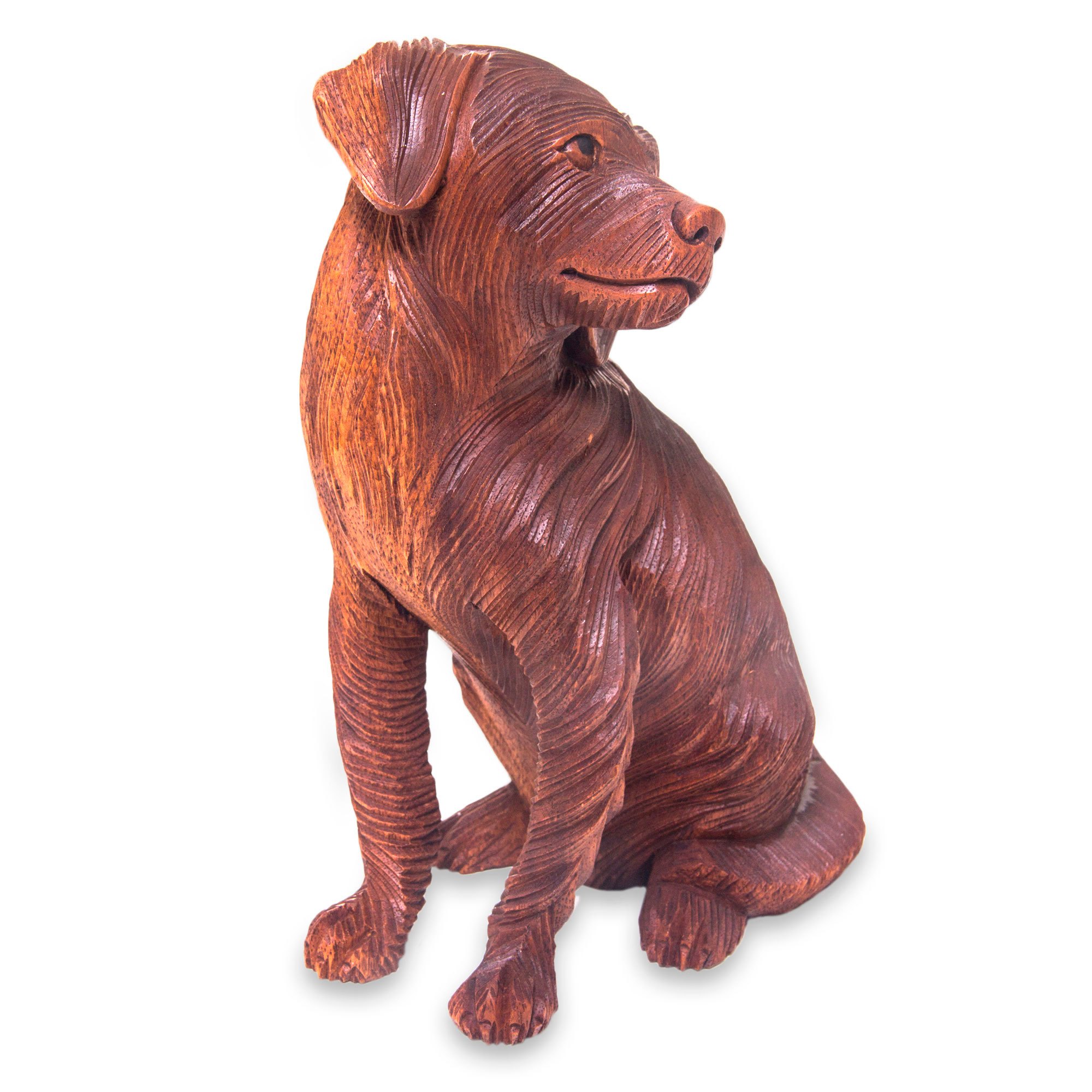UNICEF Market | Long Haired Beagle Dog Wood Sculpture Carved by Hand ...
