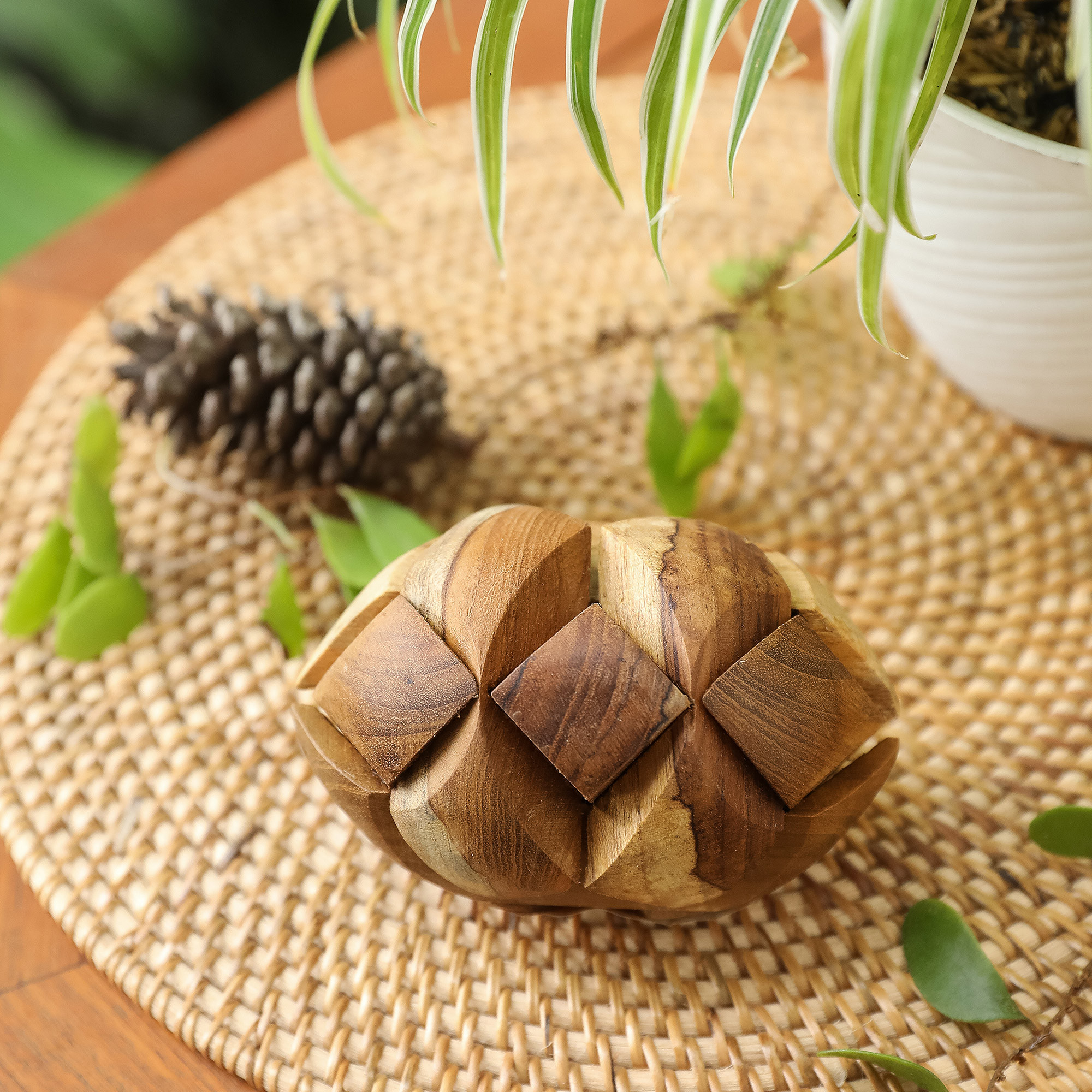 UNICEF Market | Artisan Crafted Wooden Puzzle or Executive Desk Game ...