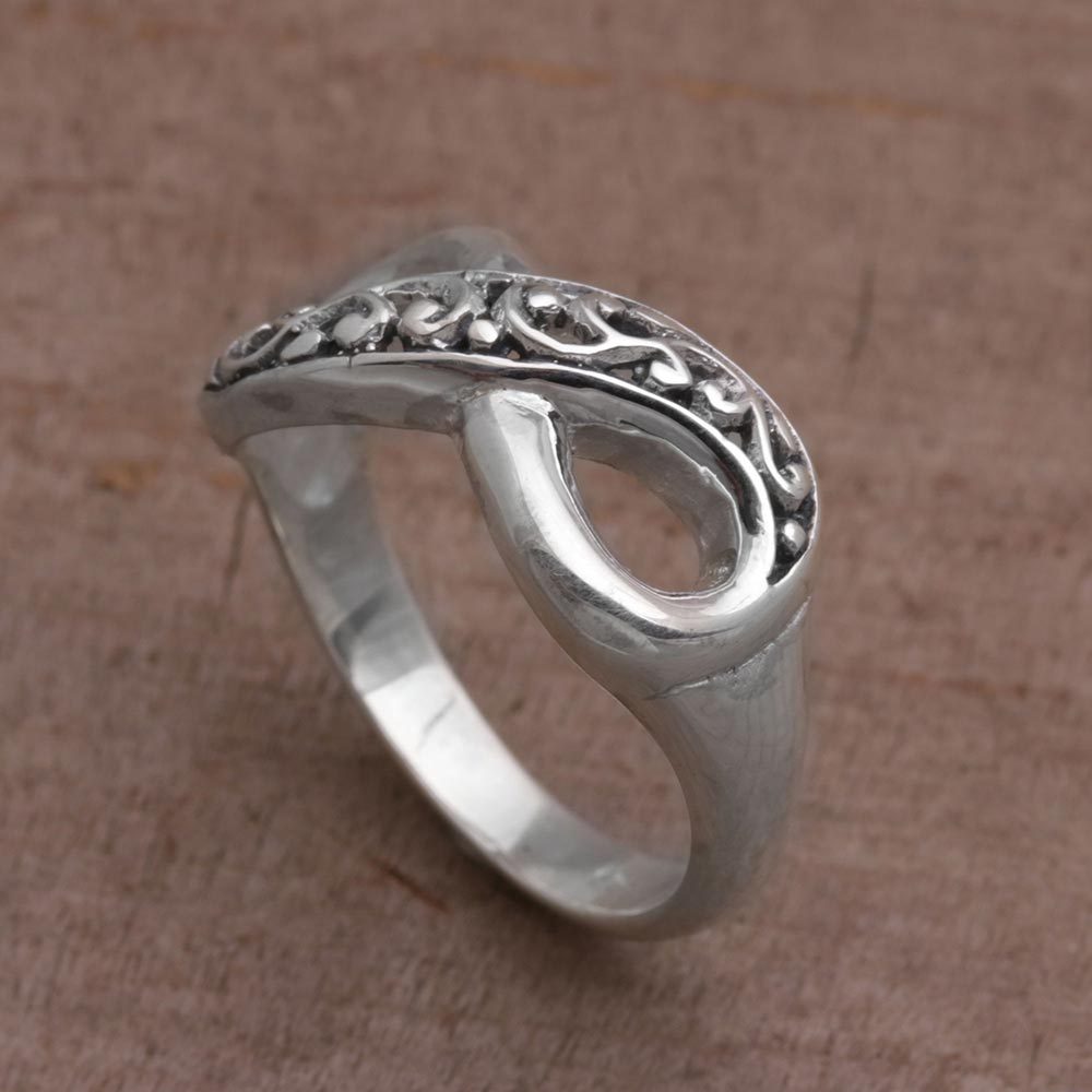 UNICEF Market | Hand Crafted Sterling Silver Infinity Symbol Ring from ...