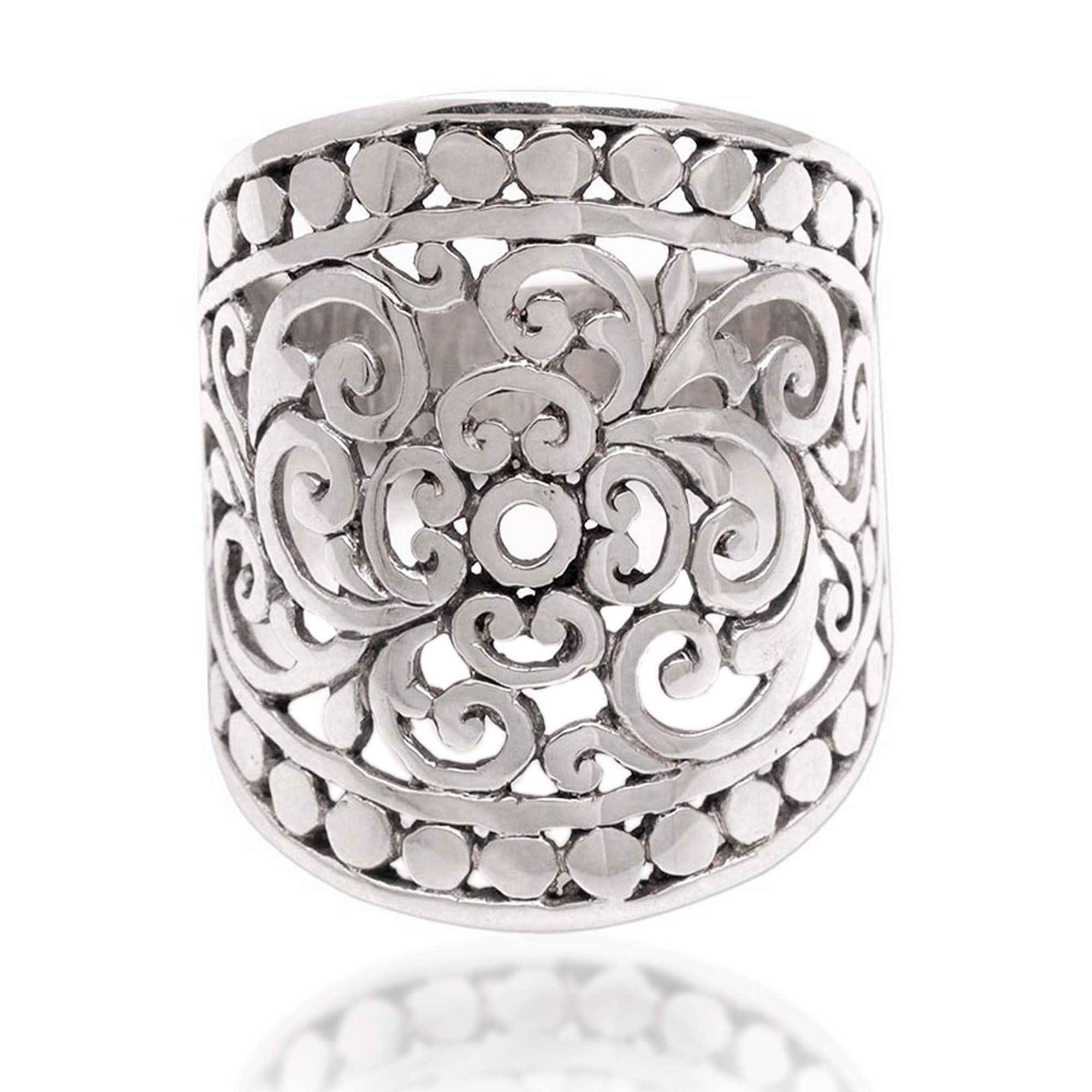 UNICEF Market | Handmade Sterling Silver Wide Band Ring from Indonesia ...