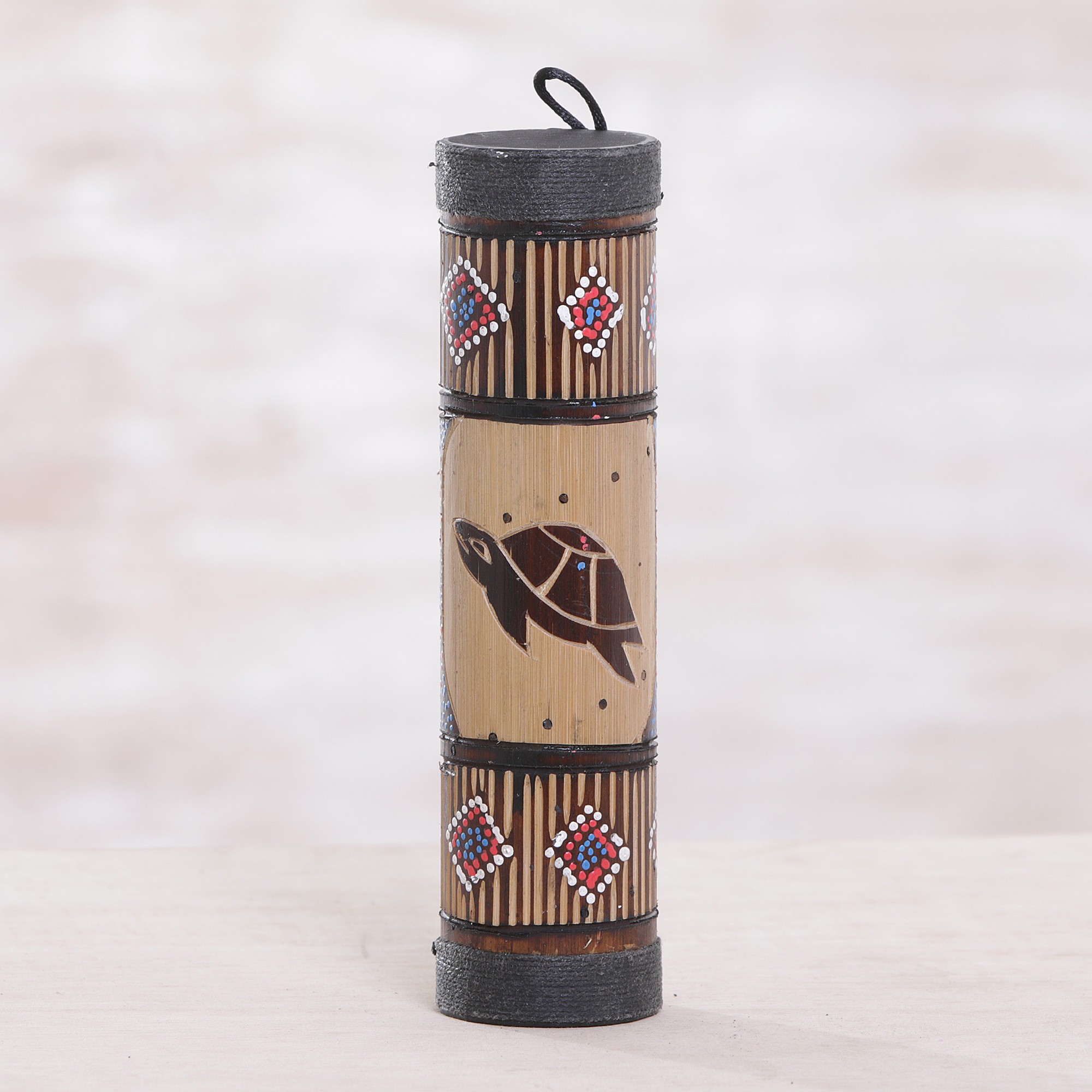 Turtle-Themed Bamboo Percussion Instrument from Bali - Turtle Haven ...