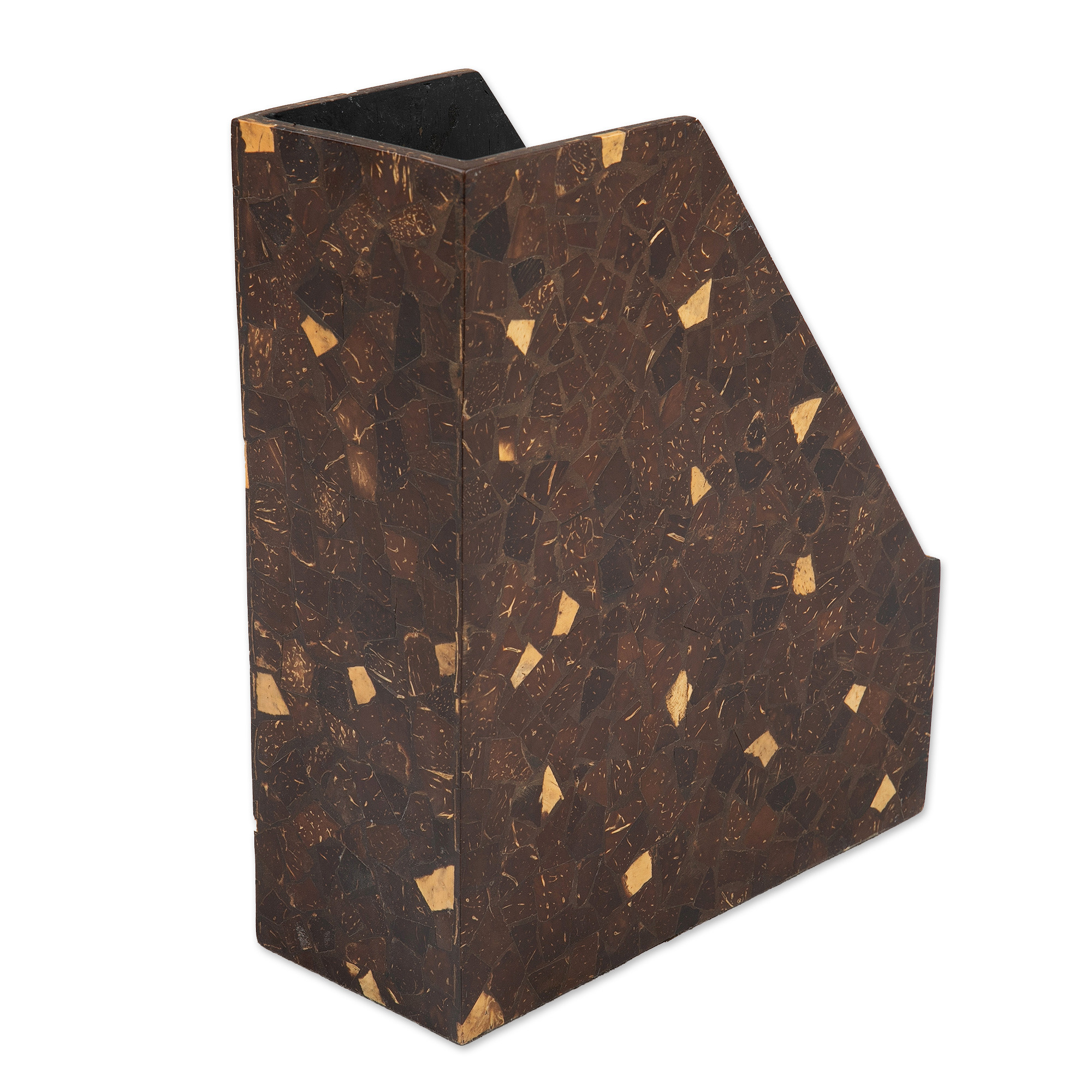 Handcrafted Coconut Shell File Holder from Indonesia - Natural ...