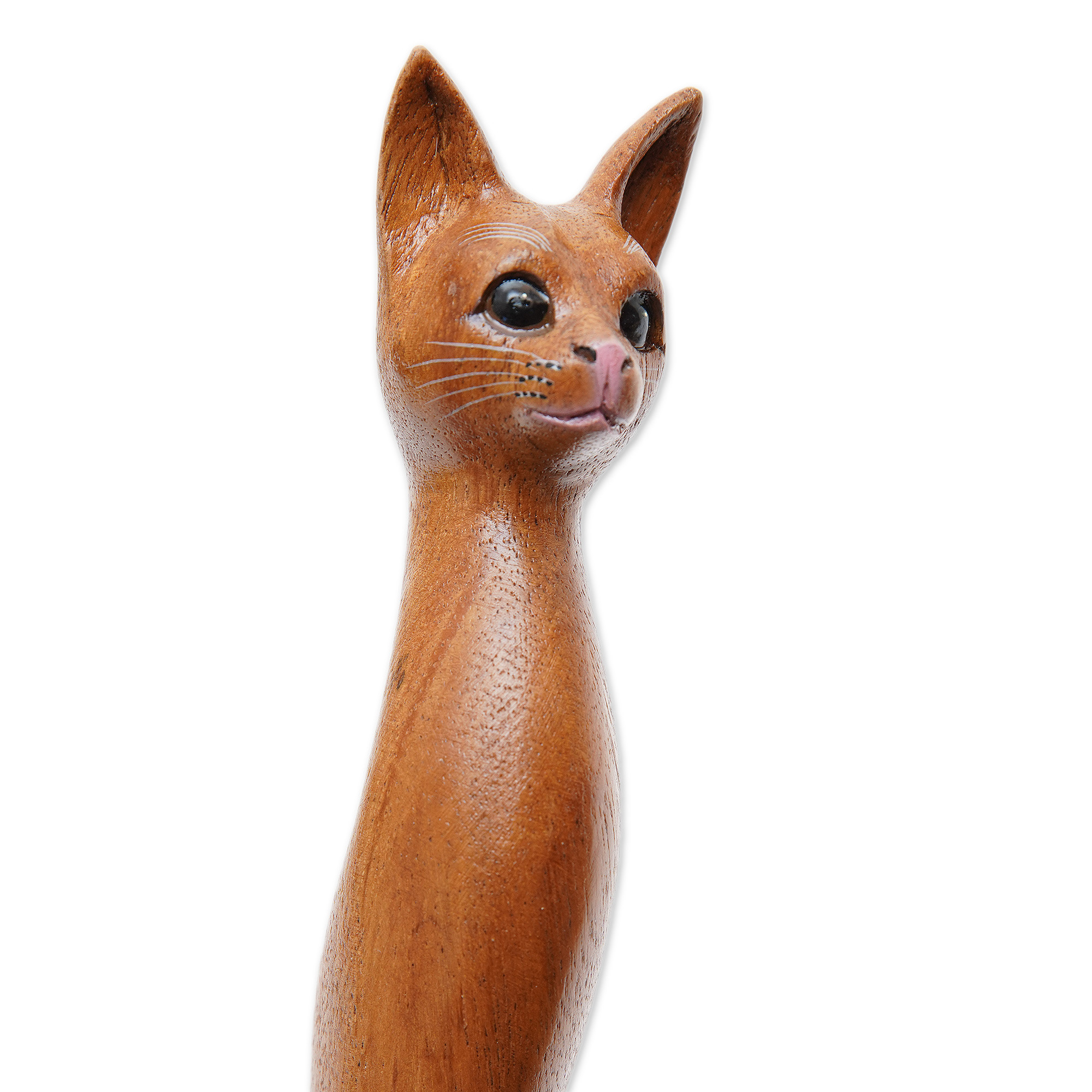 UNICEF Market | Cat Paw Wood Back Scratcher Hand Carved in Bali - Kitty ...