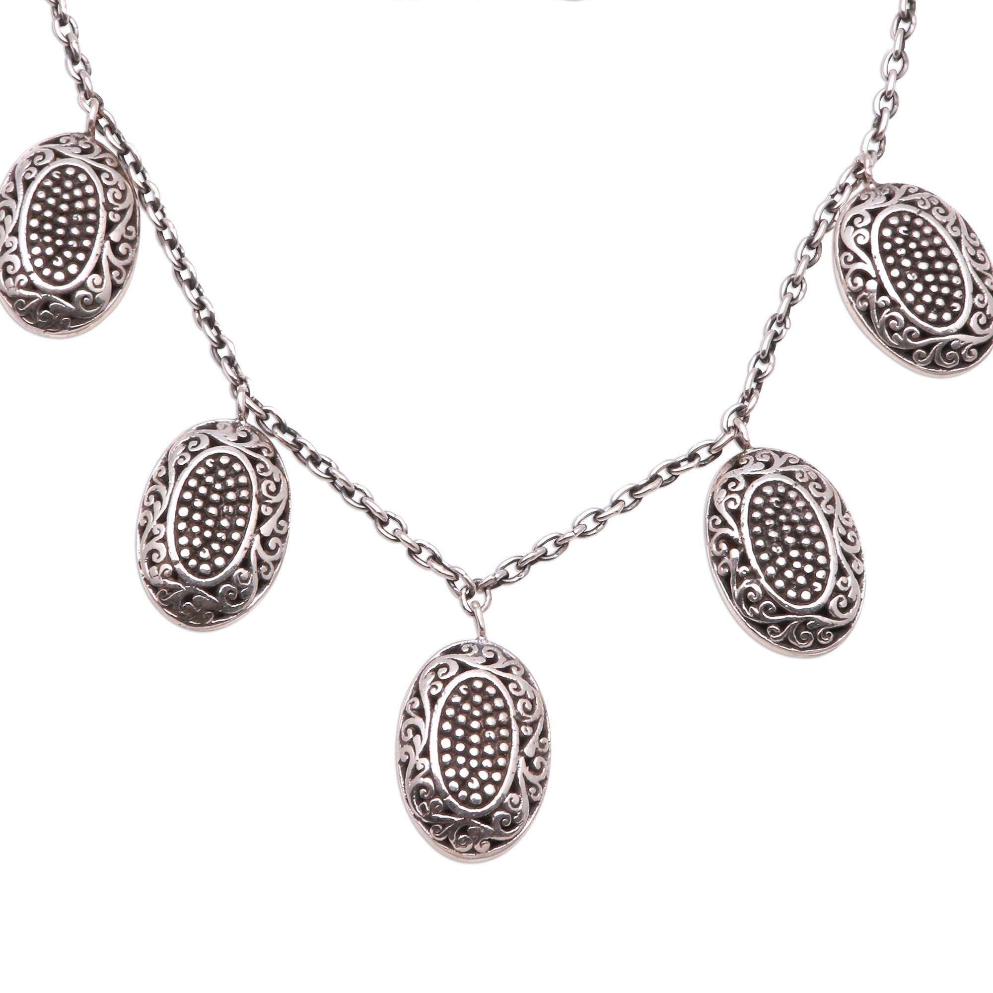 UNICEF Market | Petal-Shaped Sterling Silver Pendant Necklace from Java ...