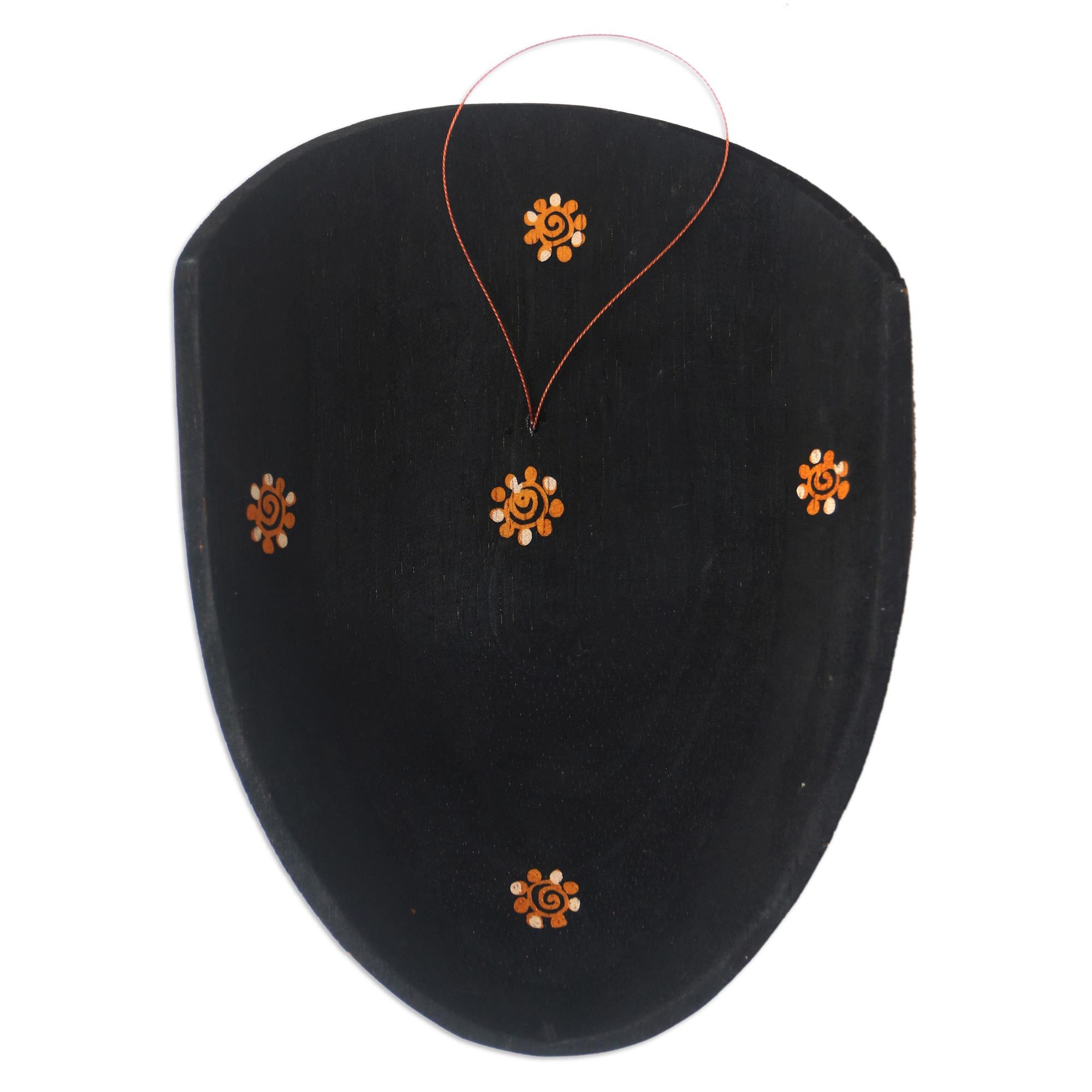 Hand Made Batik Wood Mask from Java - Panji Semirang | NOVICA