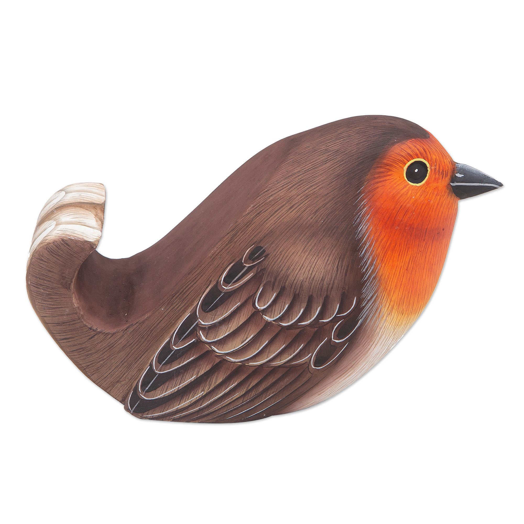 Wood Bird Cell Phone Stand Carved and Painted by Hand - Robin's Call ...