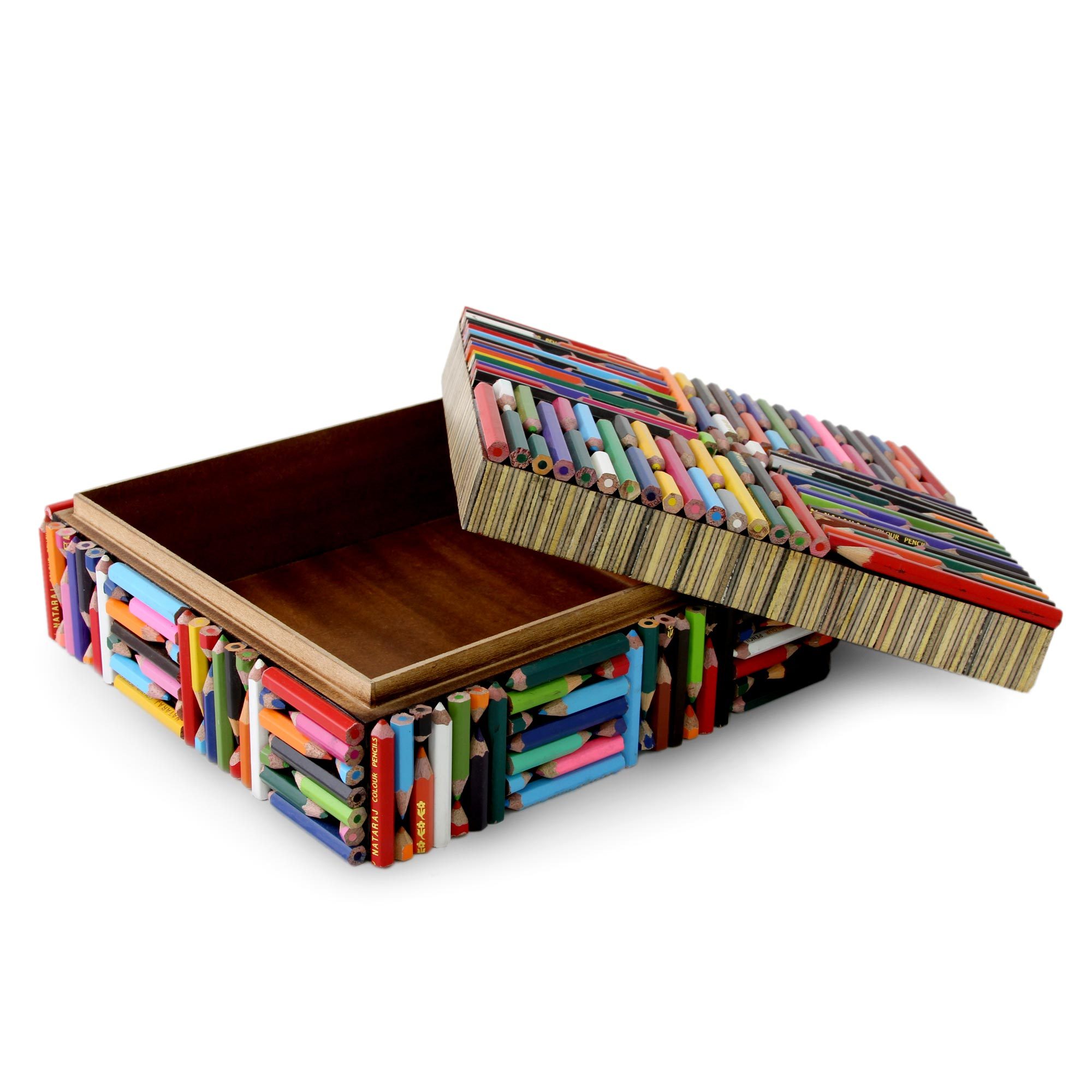 Upcycled Decorative Box Hand Crafted in India - Life in Color | NOVICA