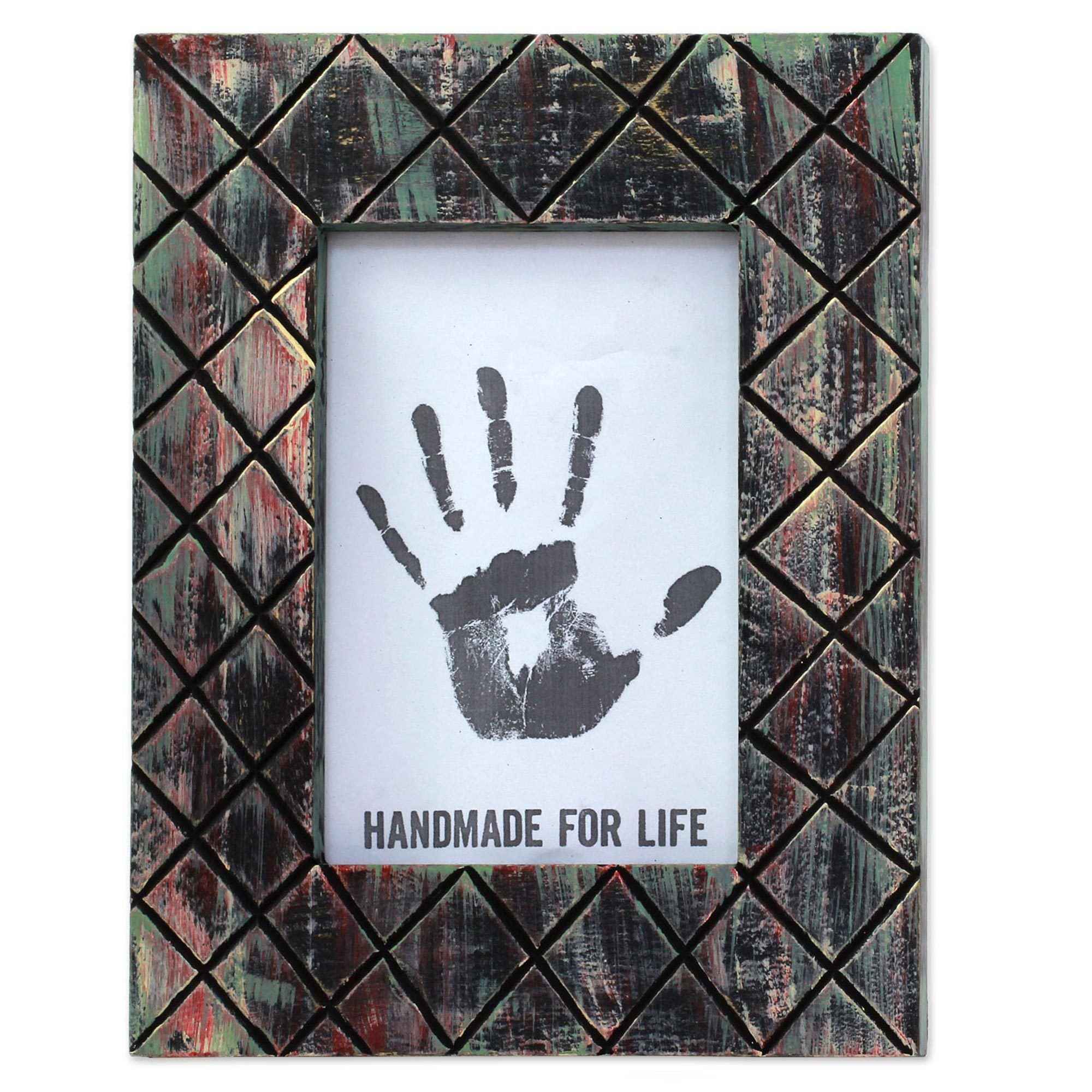 UNICEF Market | Wood Photo Frame Black Distressed (5x7) from India ...