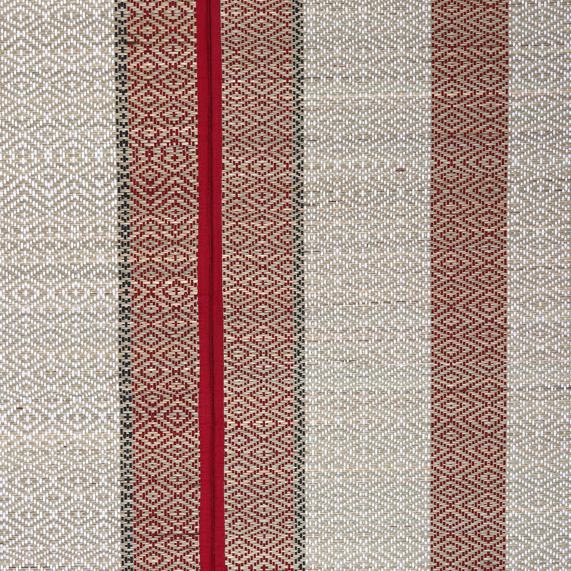 Cotton and Reed Area Rug in Red and White (3x5.5) - Classic Stripes ...