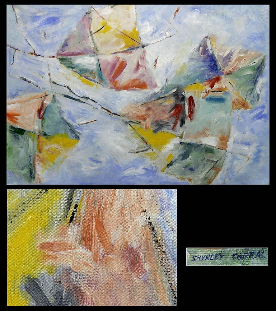 Abstract Kite Painting