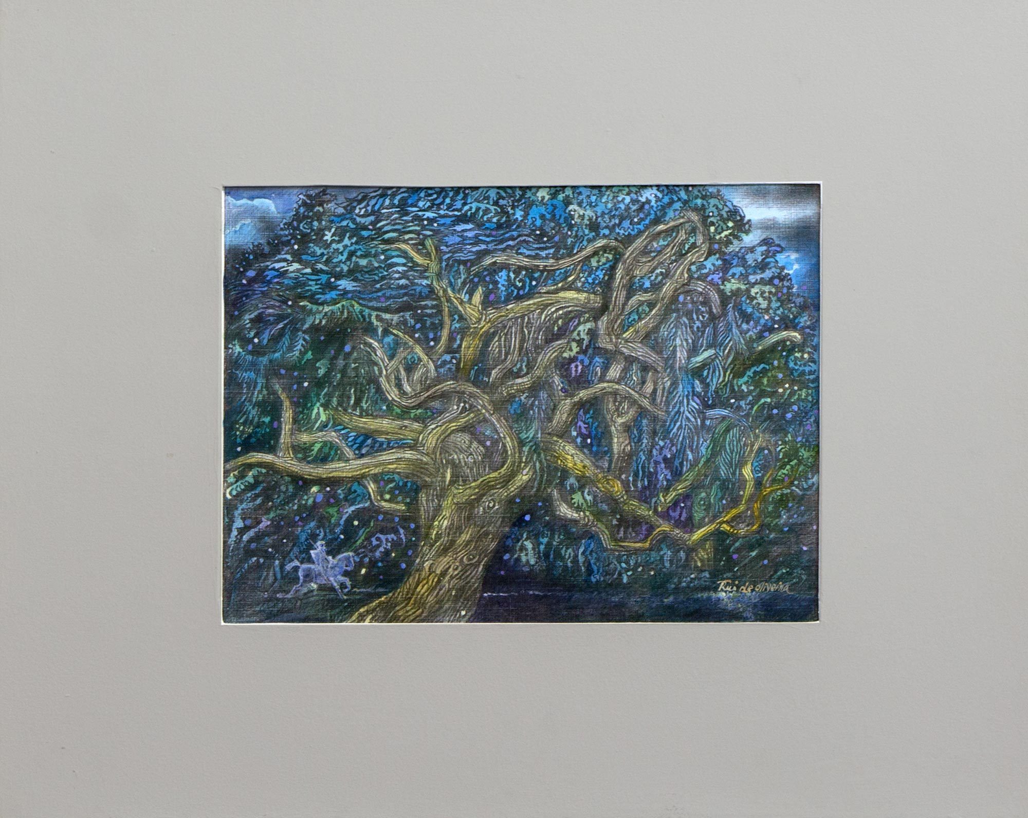UNICEF Market | Original Expressionist Painting of a Tree from Brazil ...