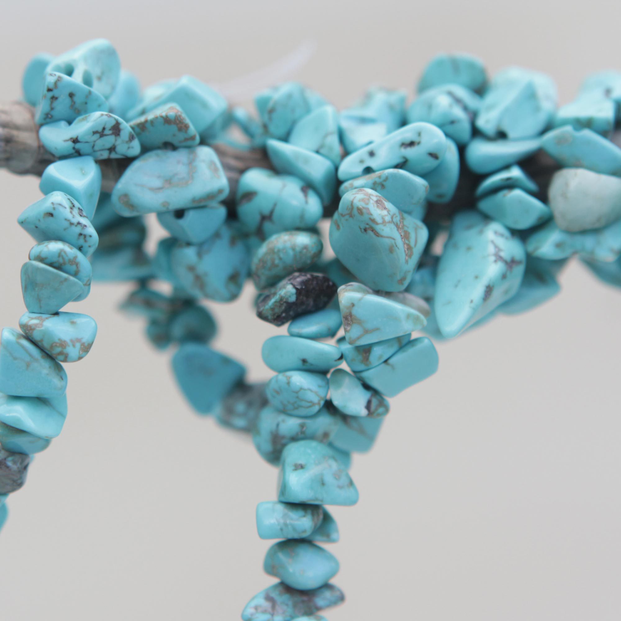 UNICEF Market | Artisan Crafted Reconstituted Turquoise Beaded Necklace ...