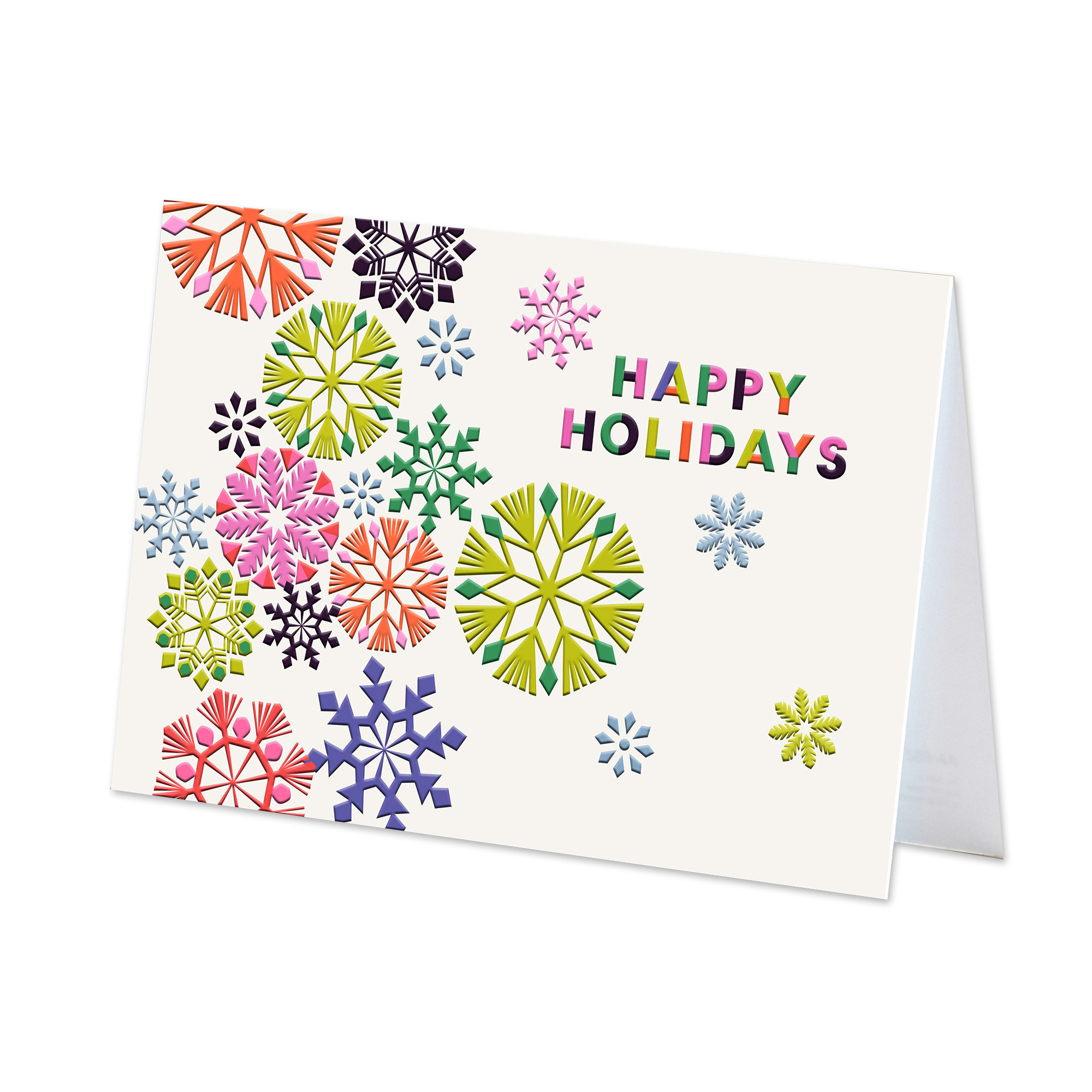 UNICEF Market | Happy Holidays Snowflakes Greeting Cards (Set of 10 ...