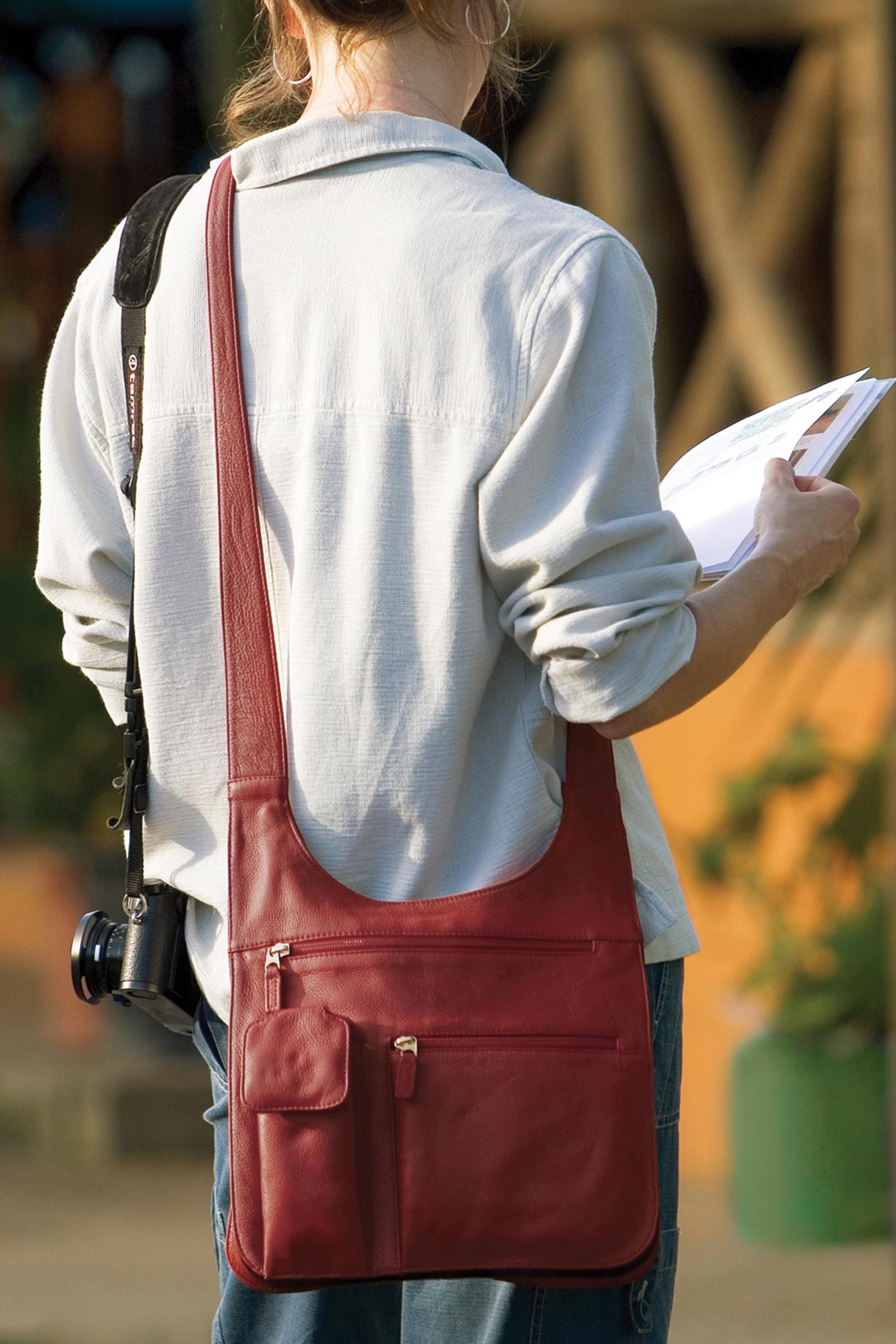 UNICEF Market | Leather Traveler Bag - Life's Journey