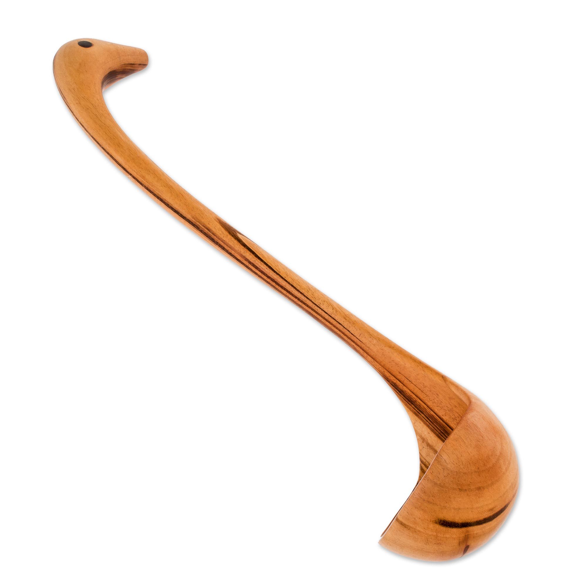 Handmade Wood Ladle Spoon - Peten Duck | NOVICA