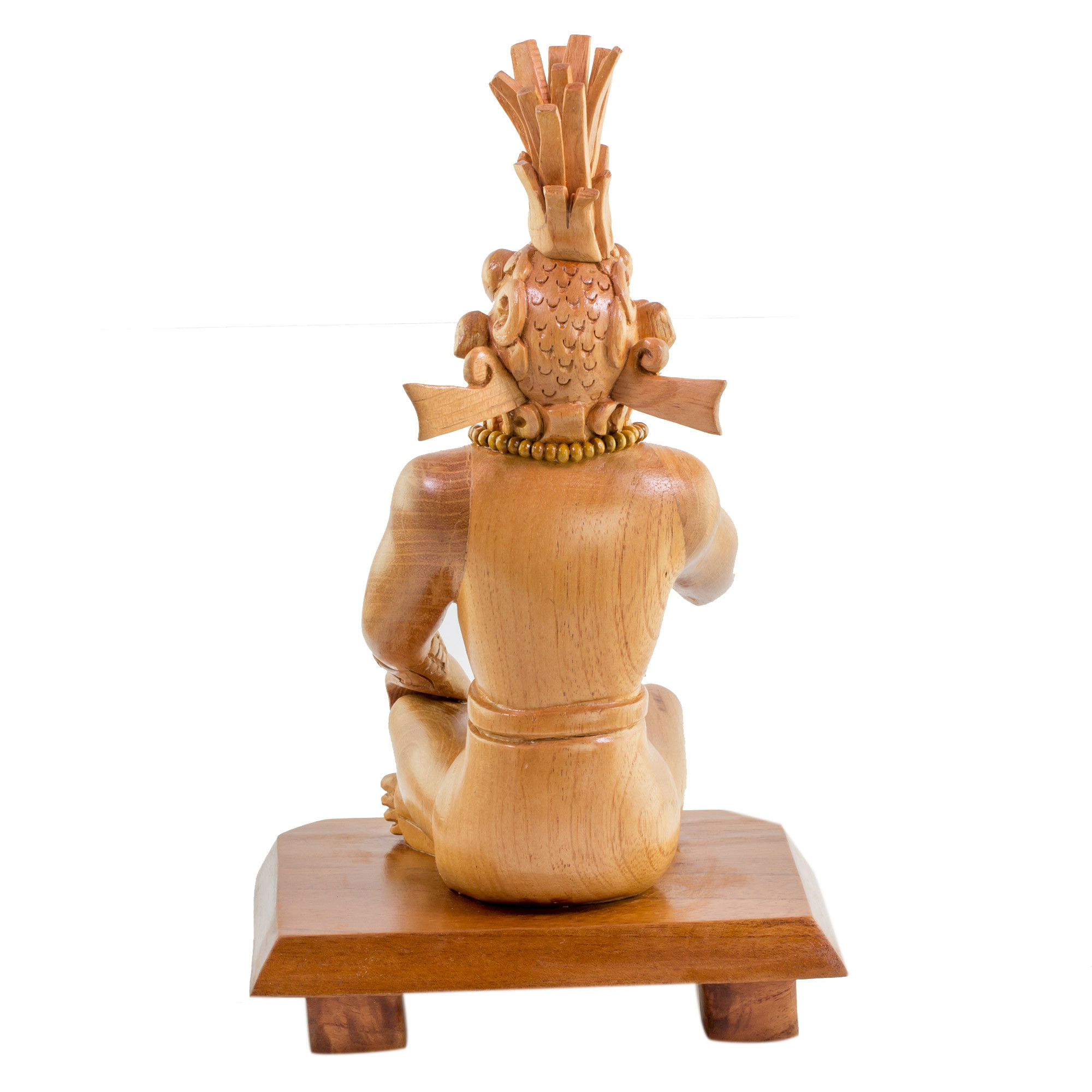 Maya Cedar Wood Replica Sculpture of the Palenque Bird Man - Maya Bird ...
