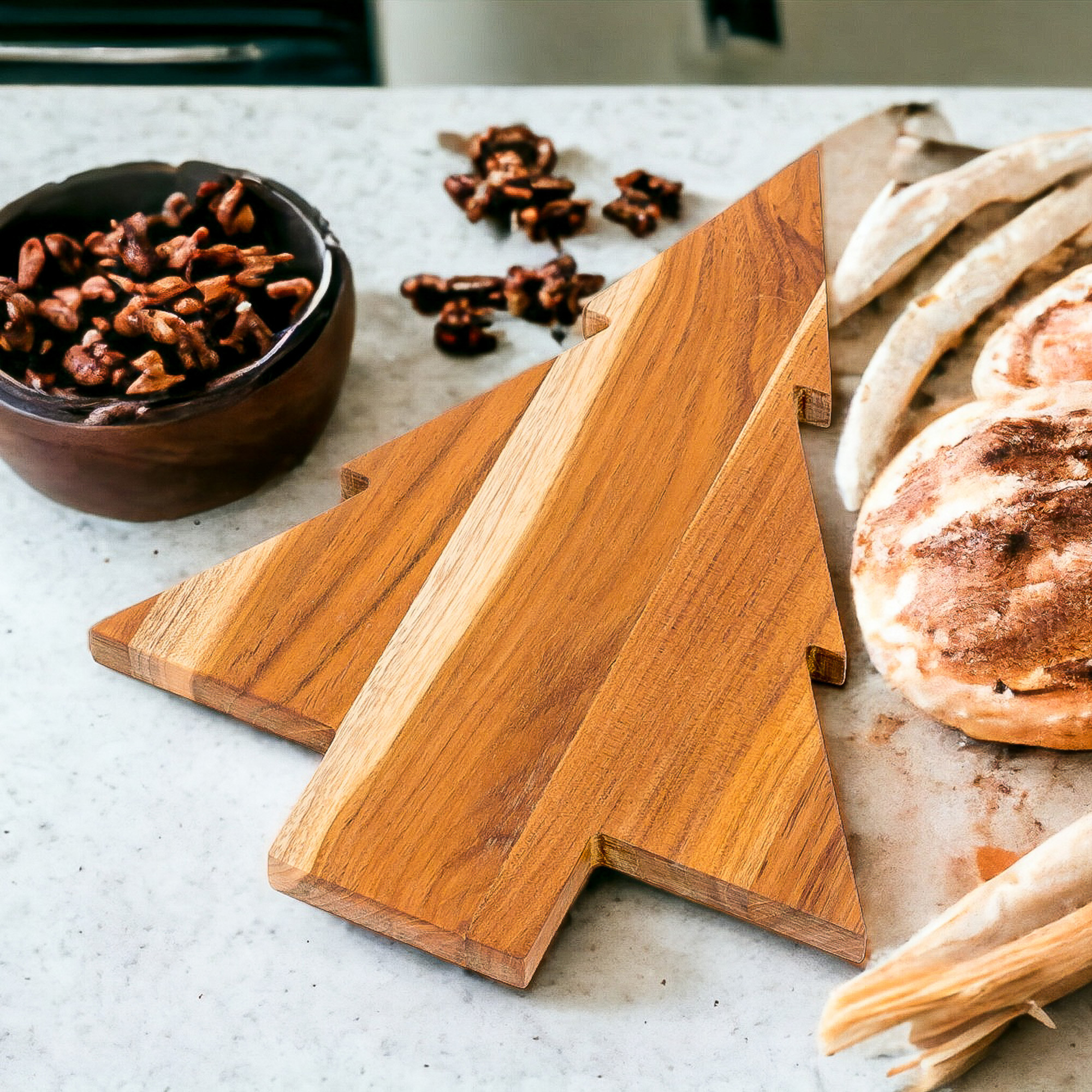 UNICEF Market | Teak Wood Tree-Shaped Cutting Board from Guatemala ...