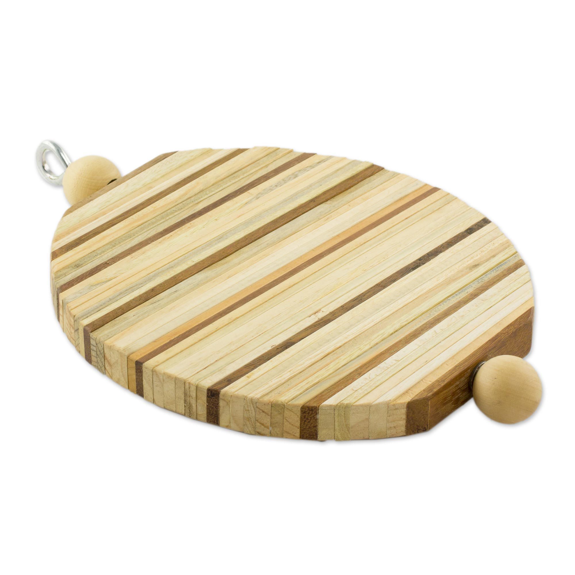 Handcrafted Wood Mobile with Adjustable Shapes - Tranquil Moments | NOVICA