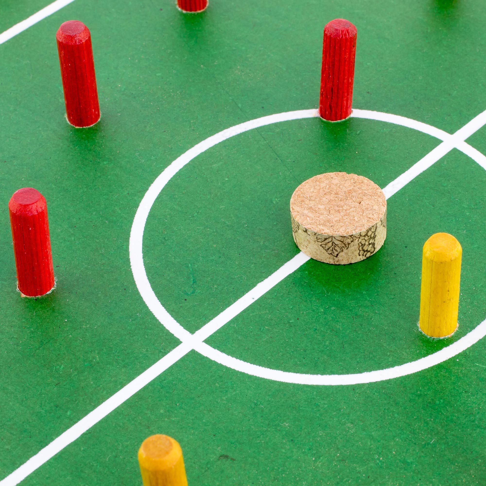 Handcrafted Wood and Cork Desktop Soccer Game from Guatemala - Desktop ...