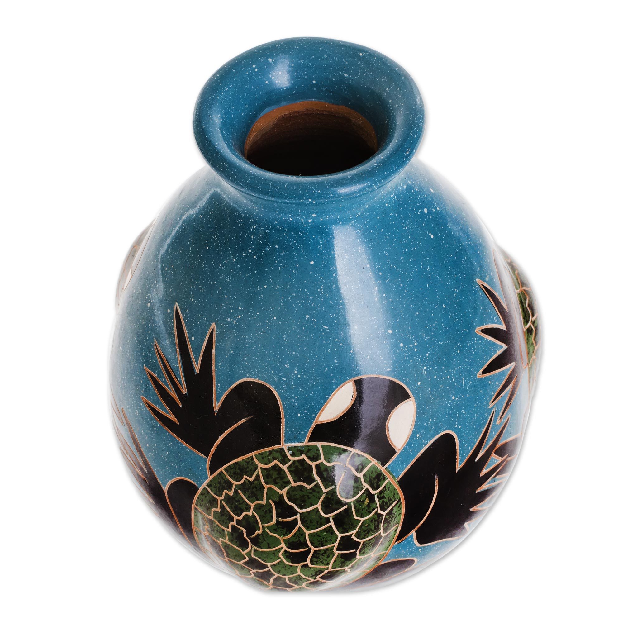 UNICEF Market | Sea Turtle-Themed Ceramic Decorative Vase from ...