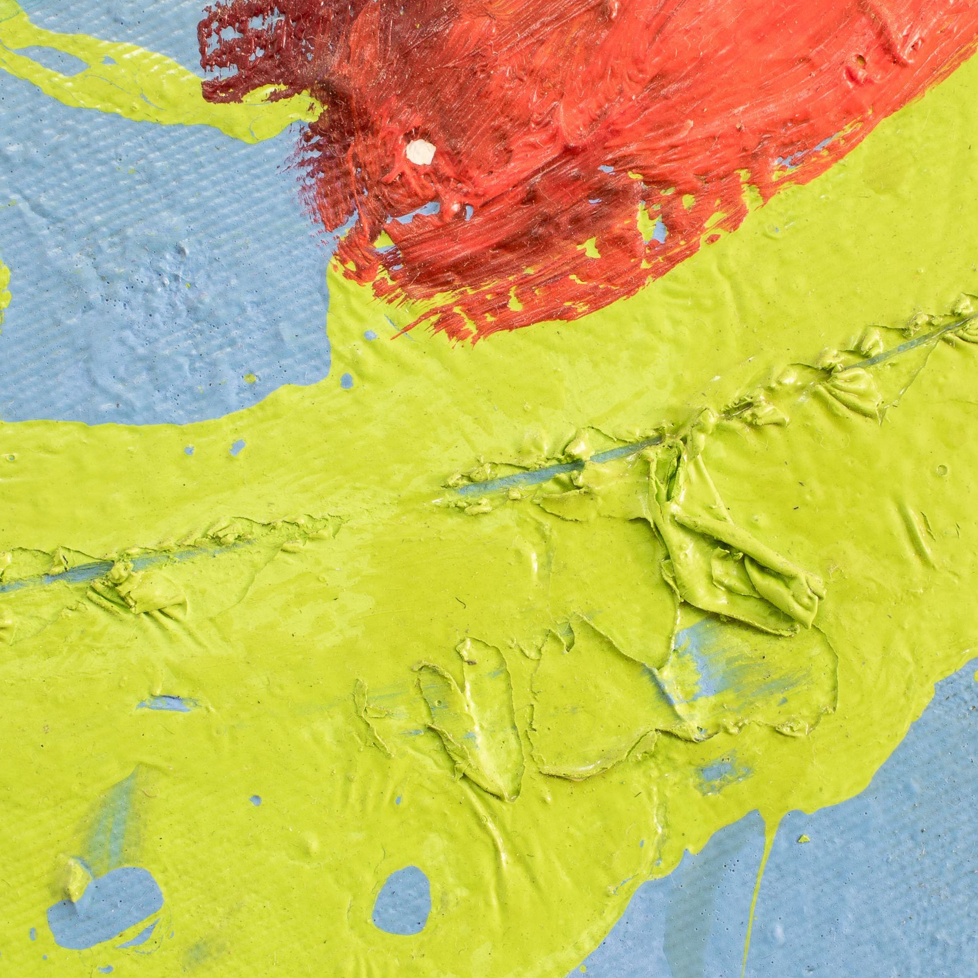 UNICEF Market | Signed Abstract Painting with Relief Texture - Harmonic ...