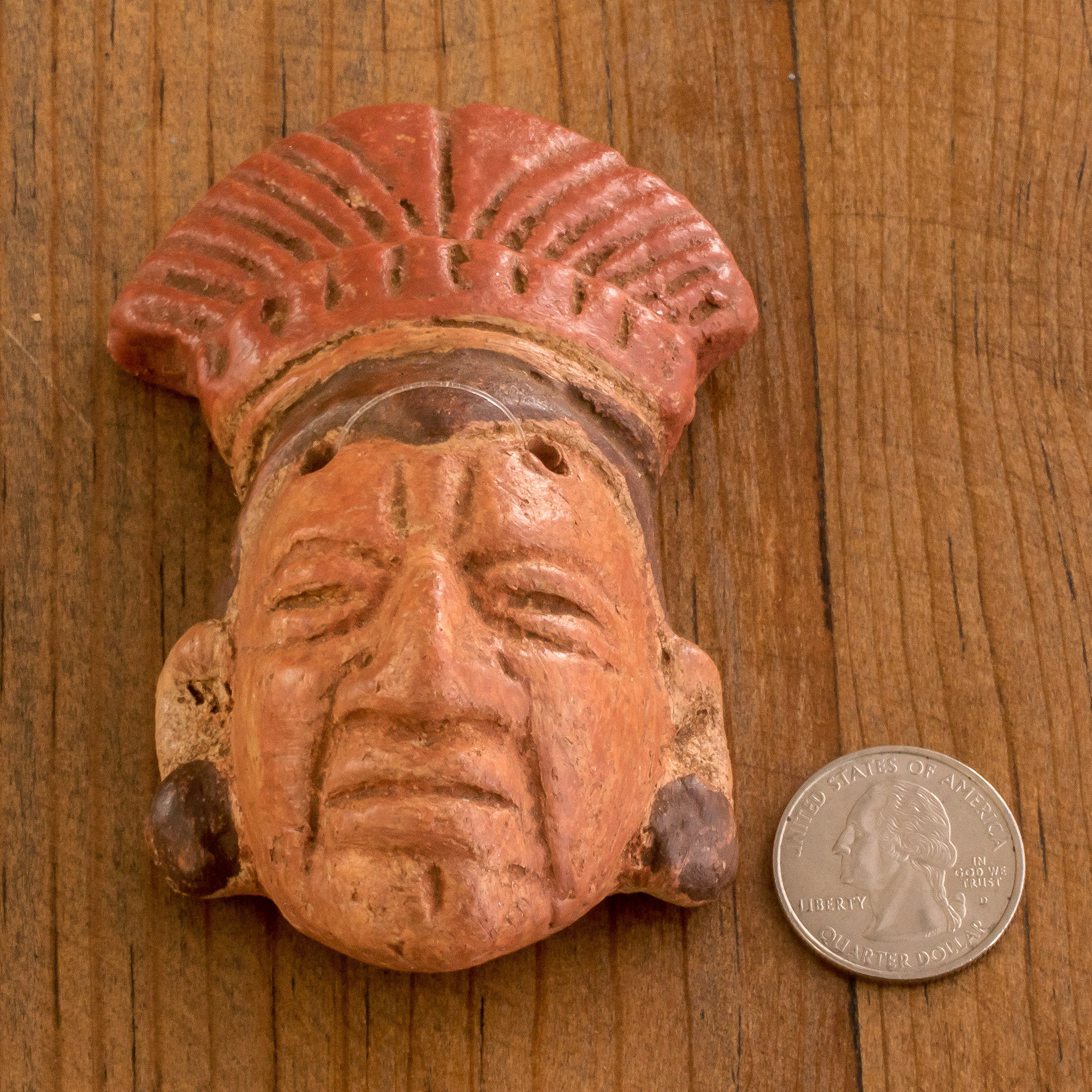 Ceramic Wall Mask of a Mayan Noble from El Salvador - Mayan Nobility ...