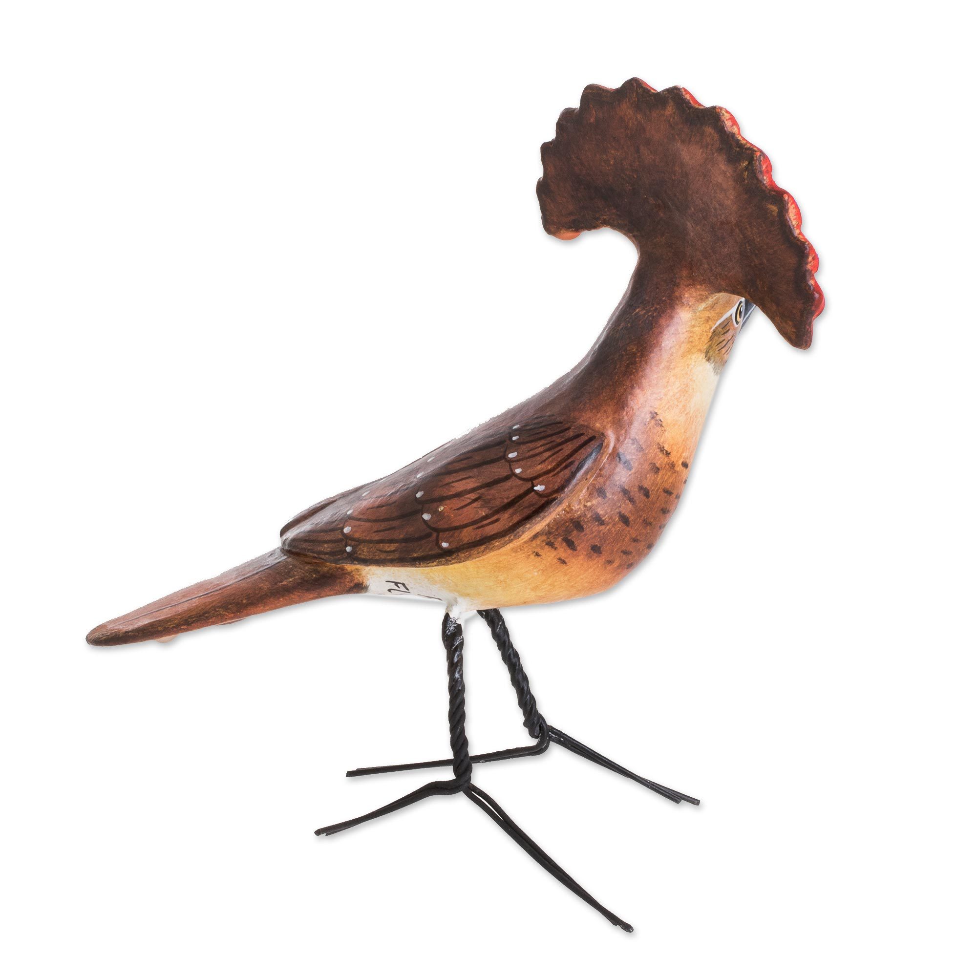 UNICEF Market | Hand-Painted Ceramic Royal Flycatcher Bird Figurine ...