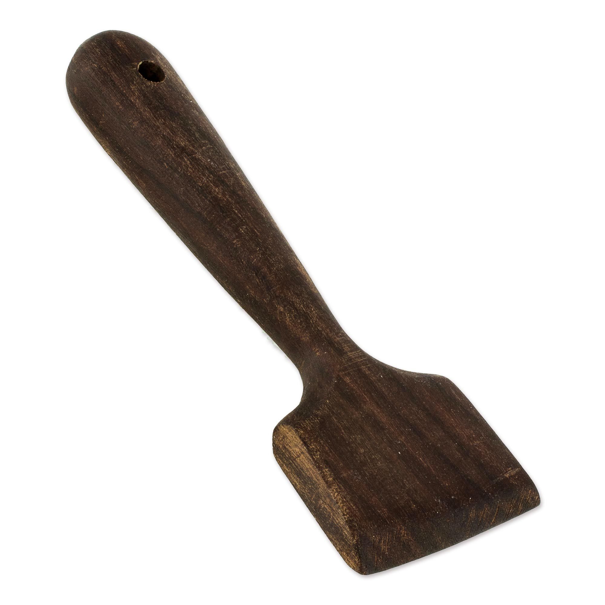 Handcrafted Wood Pot Scraper - Traditional Kitchen | NOVICA