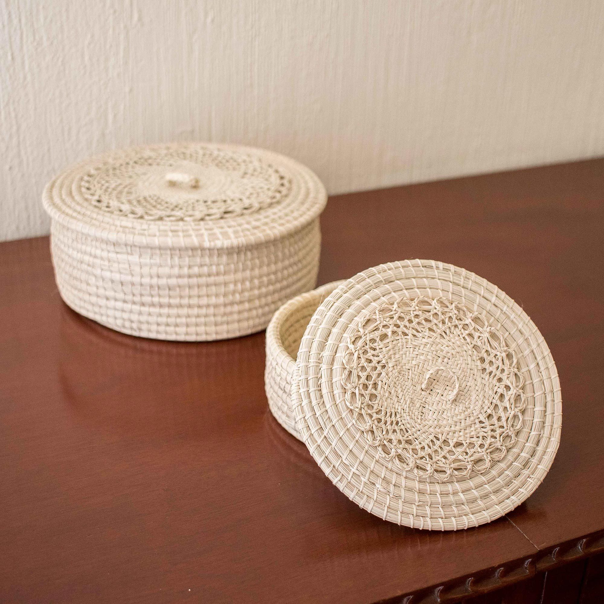 Multi-Purpose Natural Fiber Baskets (Pair) - Natural Life | NOVICA