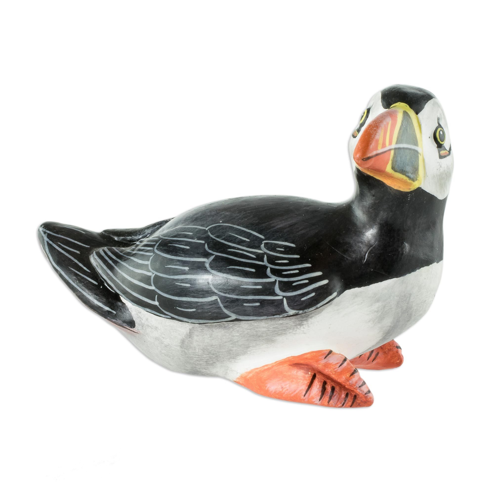 UNICEF Market | Guatemala Handcrafted Ceramic Atlantic Puffin Figurine ...
