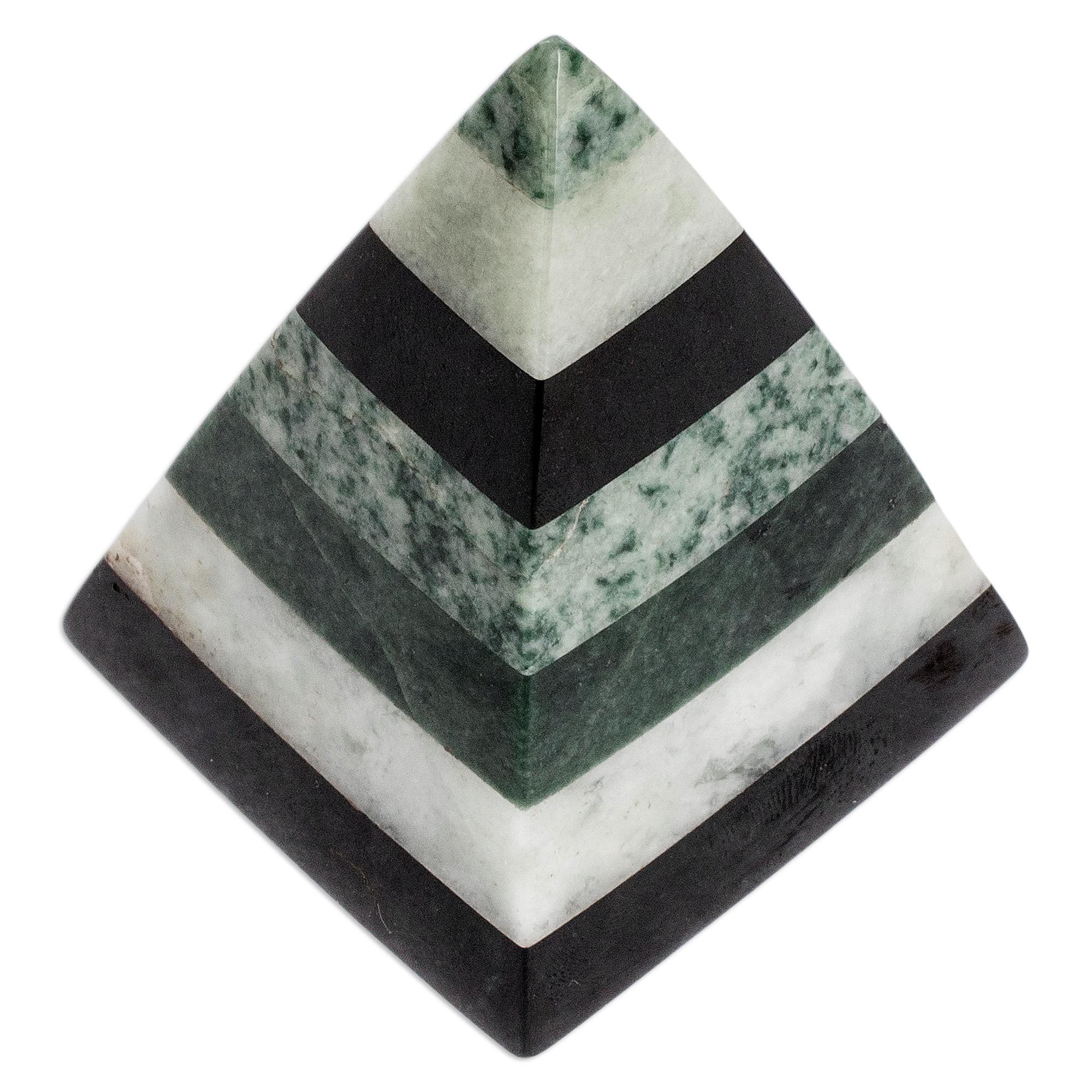 Handmade Jade Pyramid - Healing Pyramid | NOVICA