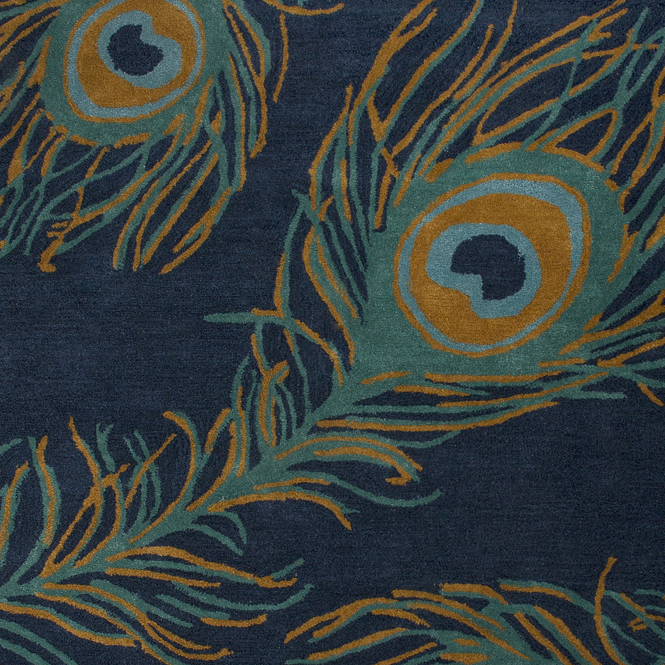 Modern Peacock Blue Rug at Jennie Wilson blog