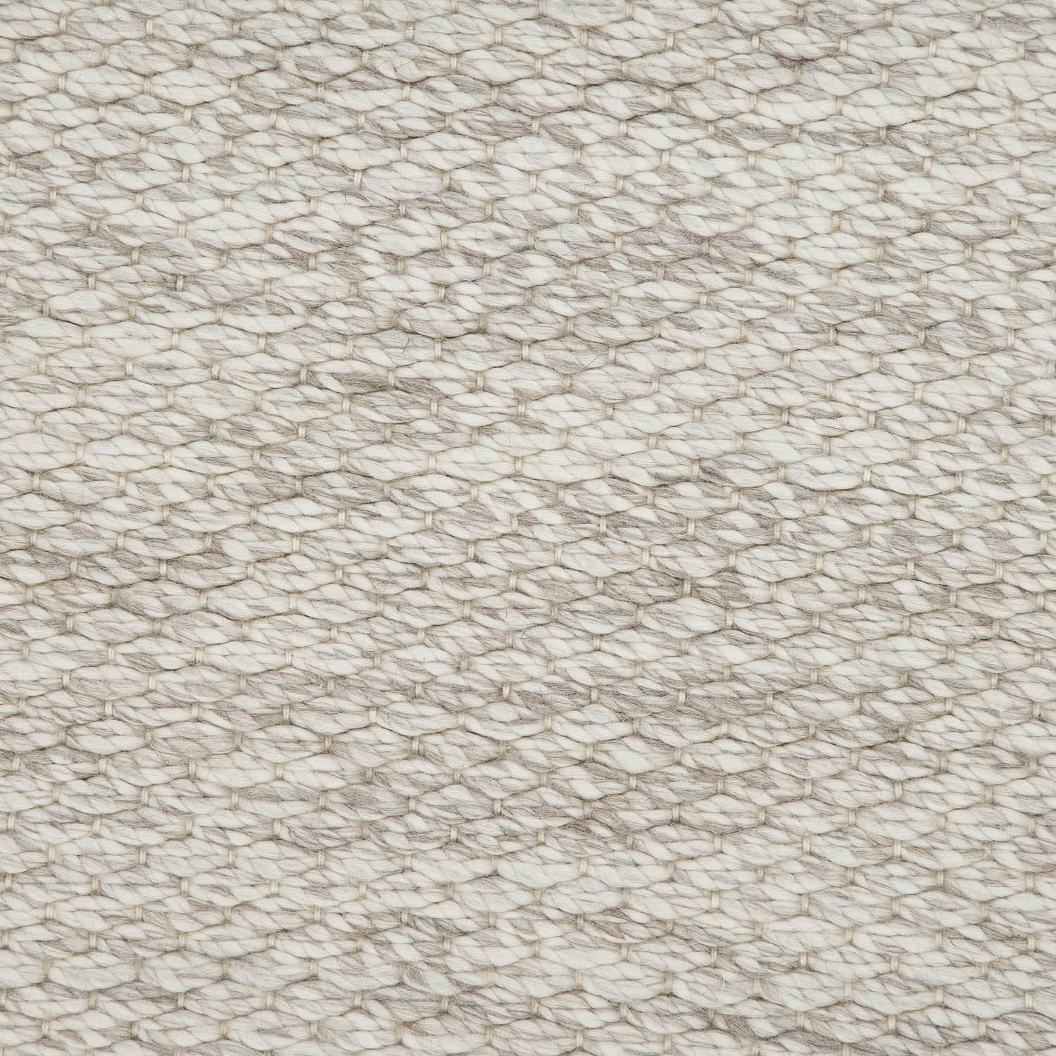 Textured Stripe Ivory/Wheat Wool Area Rug - Nomen | NOVICA