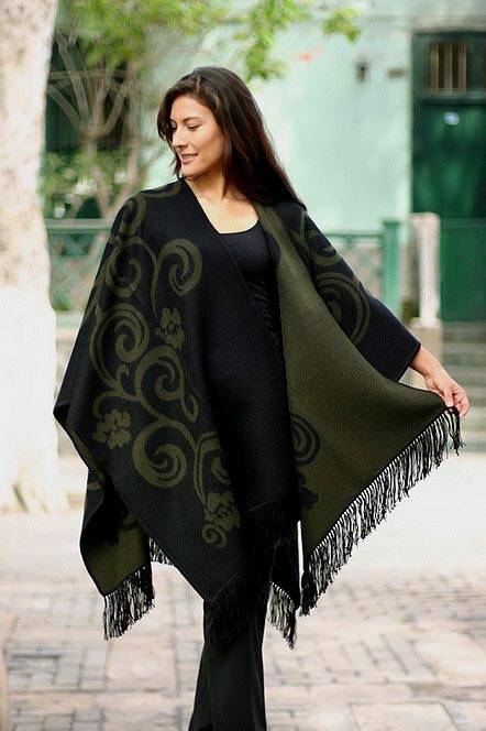 UNICEF Market | Soft Alpaca Wool Blend Ruana Wrap from the Andes ...