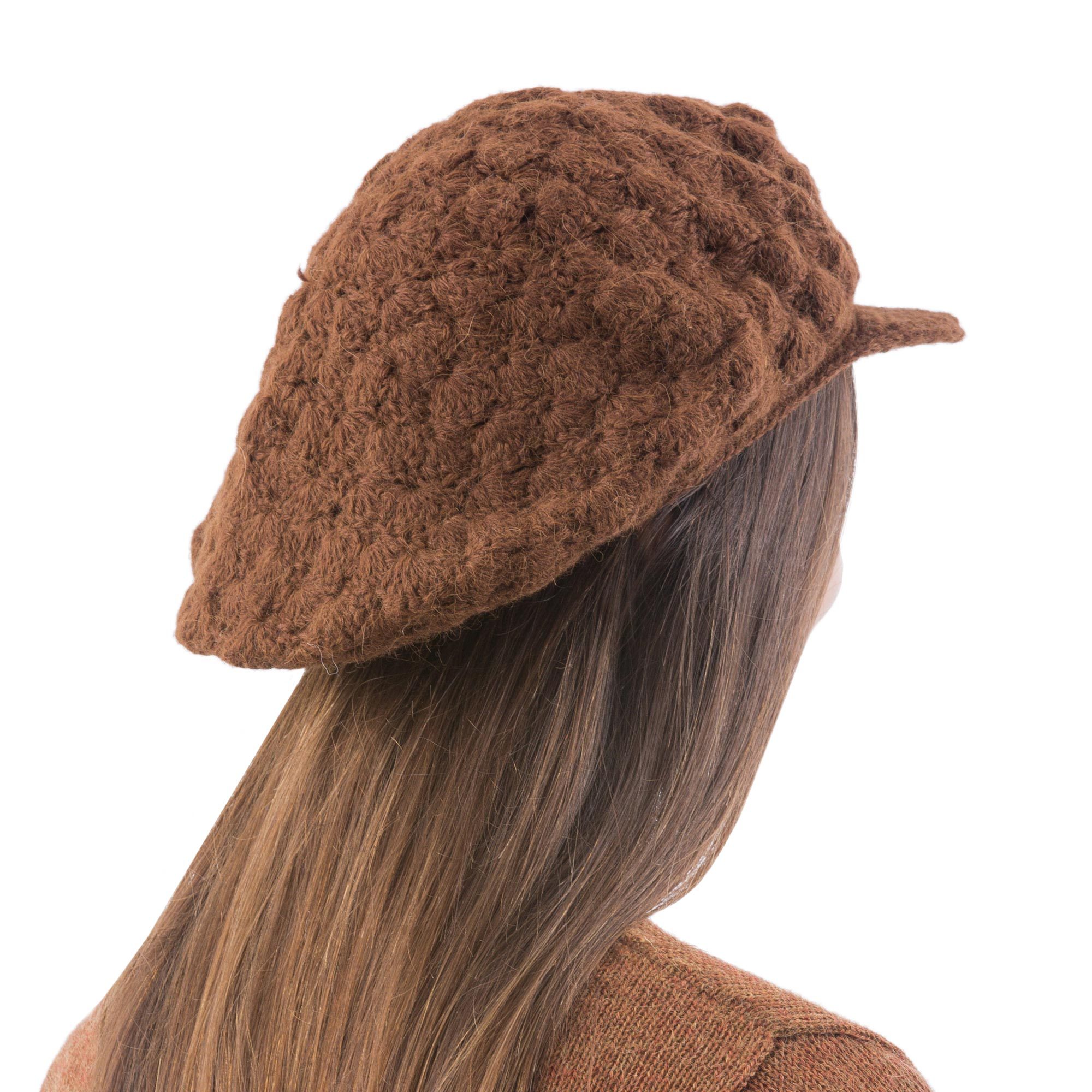 UNICEF Market | Artisan Crafted Alpaca Wool Cap - Chestnut Cap