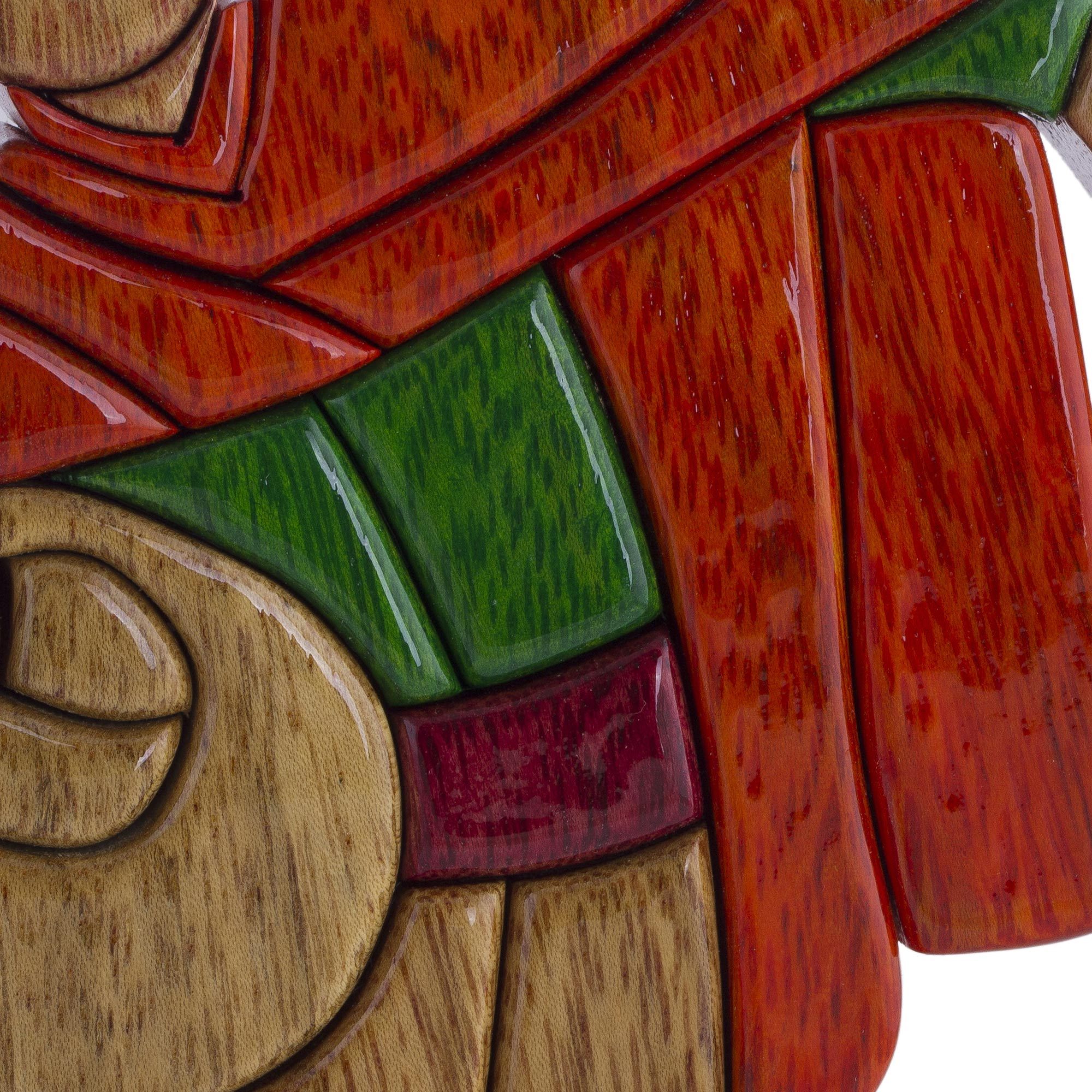 Hand Made Peruvian Wood Sculpture - The Marinera Dance | NOVICA