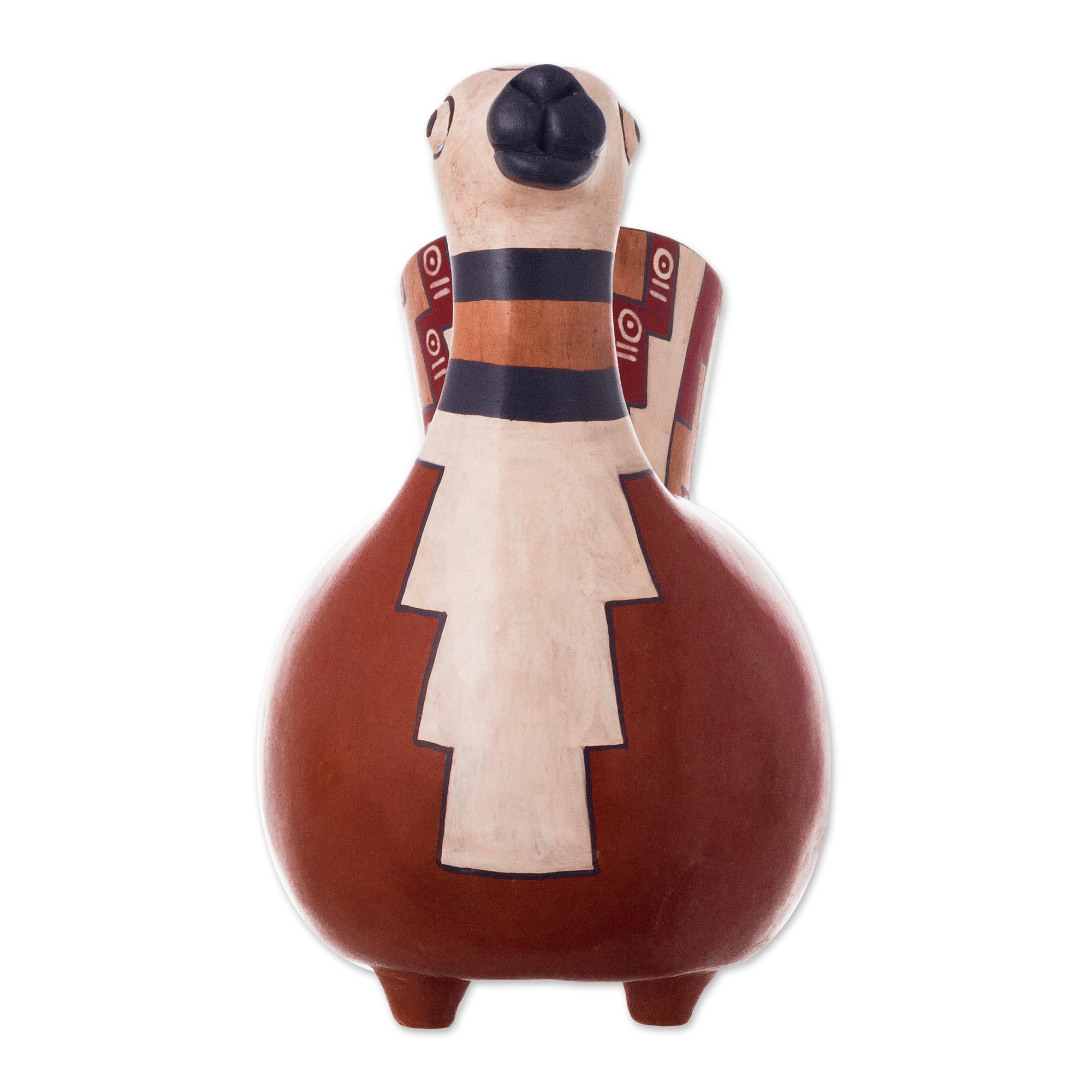 UNICEF Market | Handcrafted, Inca Pottery Replica - The Little Llama Pot