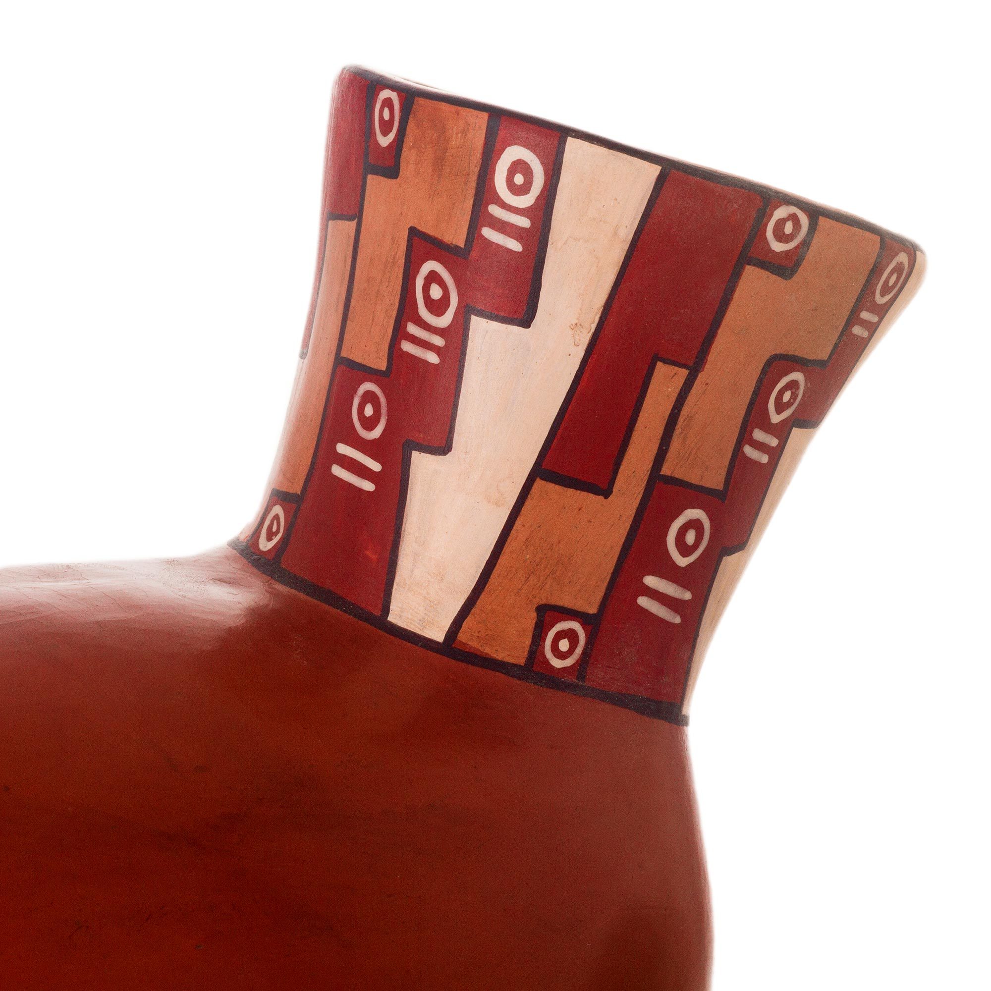 UNICEF Market | Handcrafted, Inca Pottery Replica - The Little Llama Pot