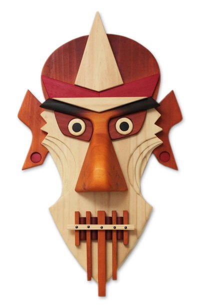 Peruvian Cultural Wood Mask - Shaman of the Andes | NOVICA