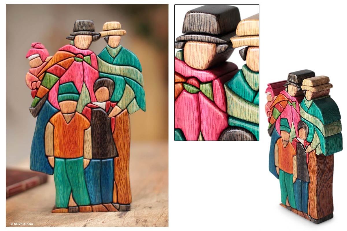 UNICEF Market | Traditional Family Group Sculpture - Family Tradition