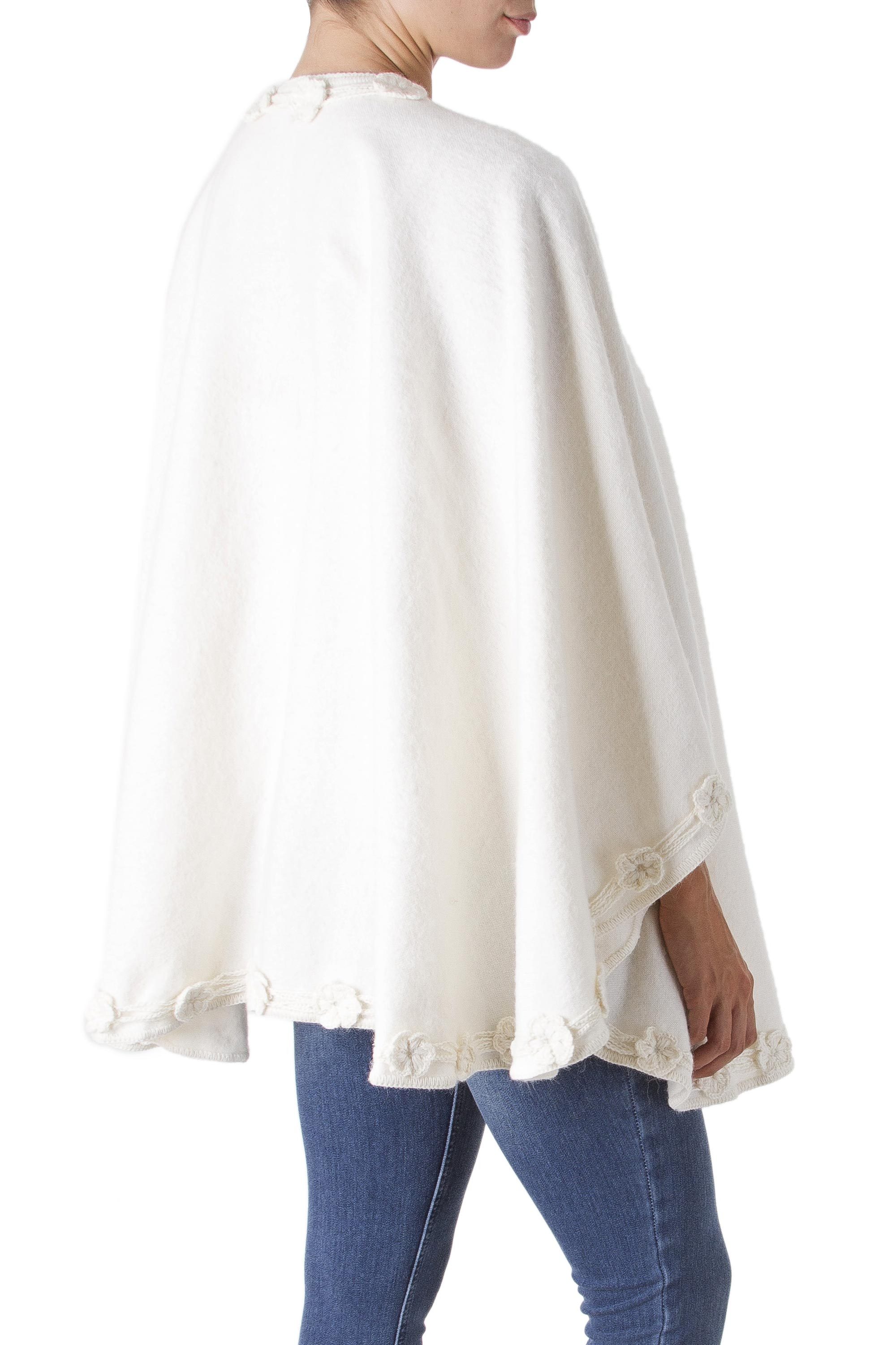 UNICEF Market | Peruvian Artisan Crafted Alpaca Blend Ruana Wrap in ...