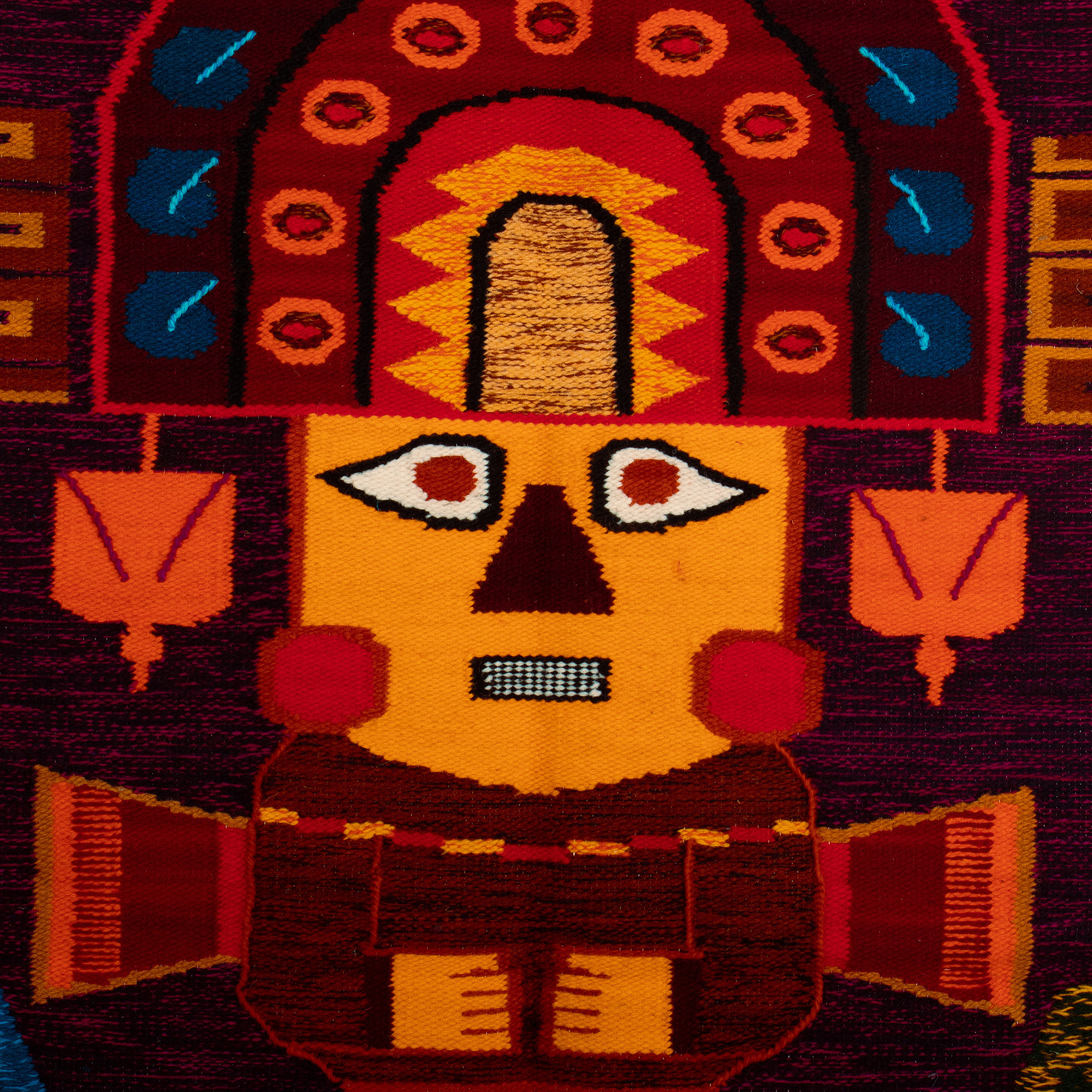 UNICEF Market | Signed Handwoven Inca Motif 2.5x4.5 Wool Area Rug from ...