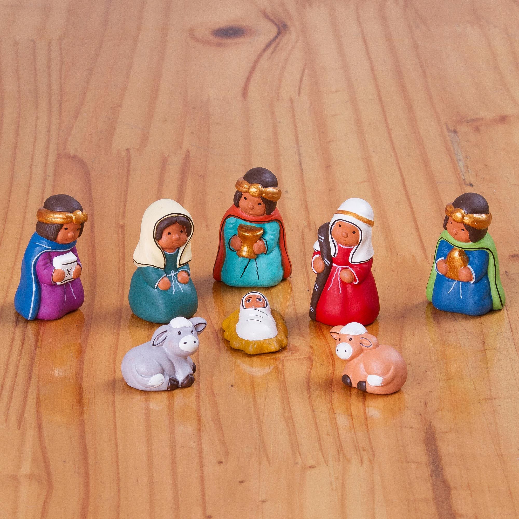 UNICEF Market | Hand-Painted Traditional Ceramic Nativity Scene from ...