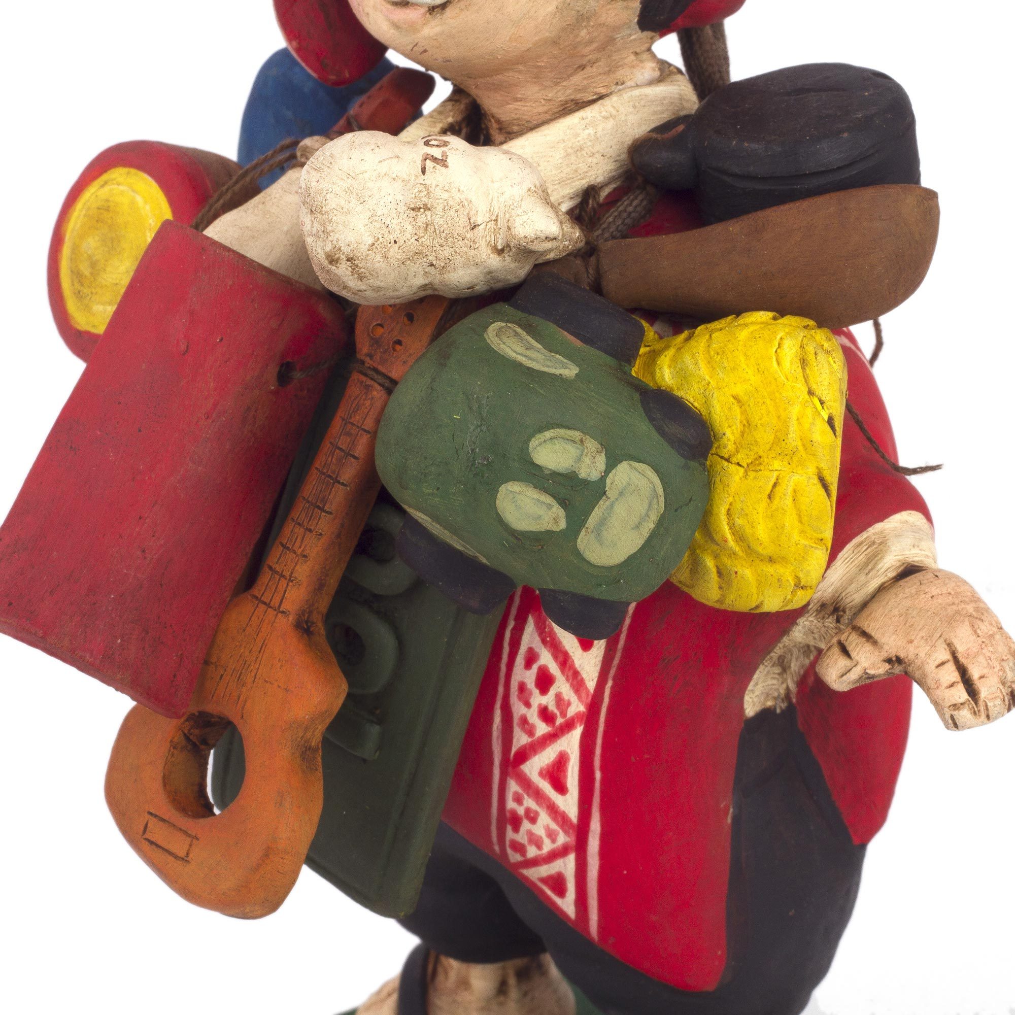 Handcrafted Ceramic Ekeko Sculpture from Peru - Ekeko of Happiness | NOVICA