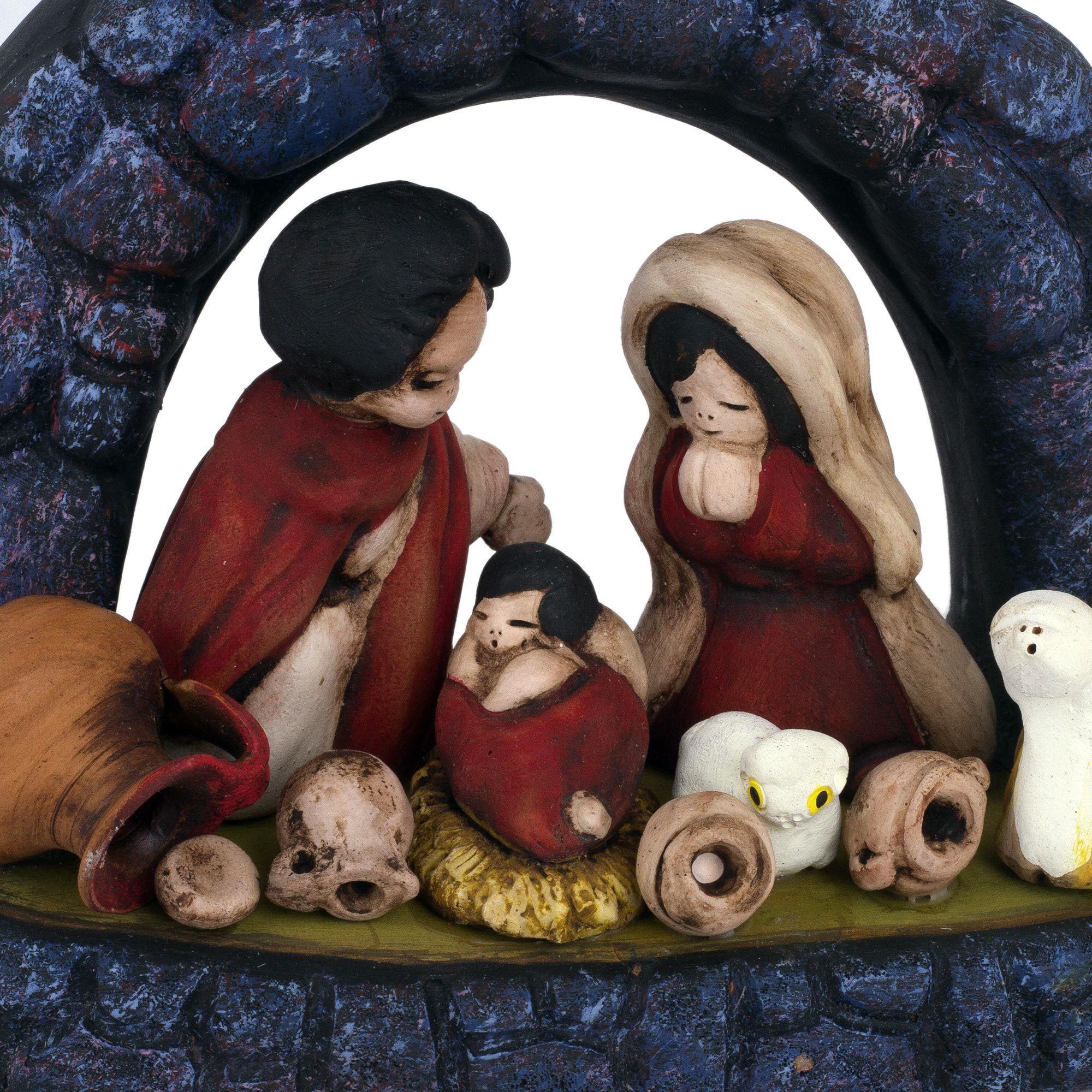 Handcrafted Traditional Nativity Scene from Peru - Traditional Welcome ...