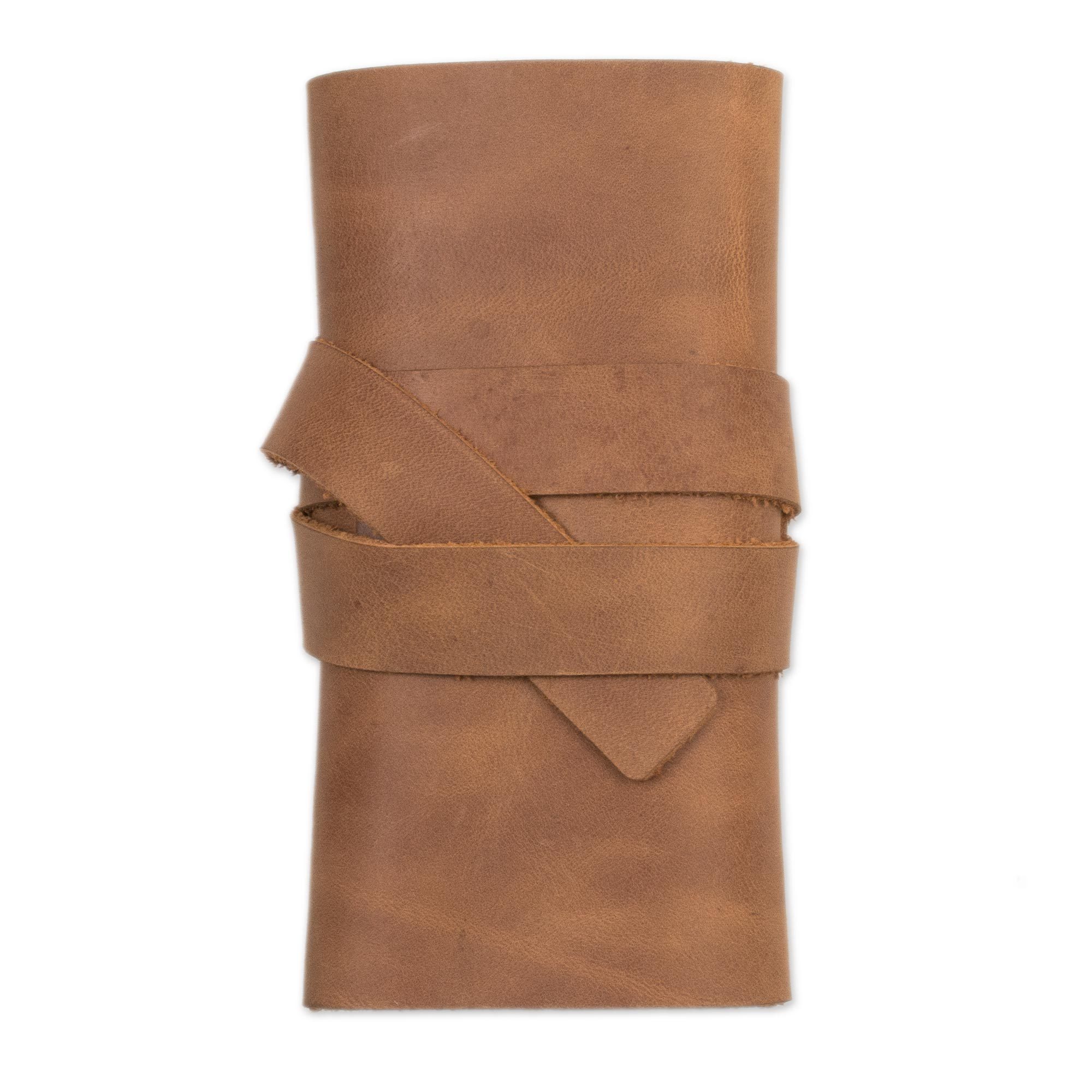 UNICEF Market | Handmade Leather Cable Case from Peru - Rugged Modernity